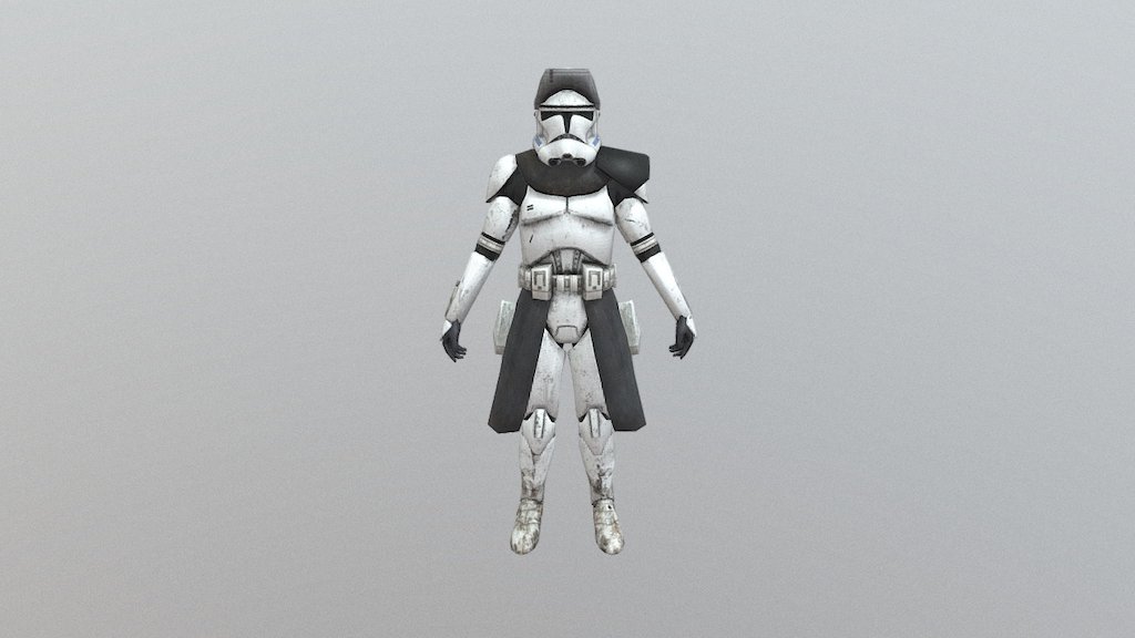 Clone Commander - 3D model by jance (@spyfire01) [50f2b76] - Sketchfab