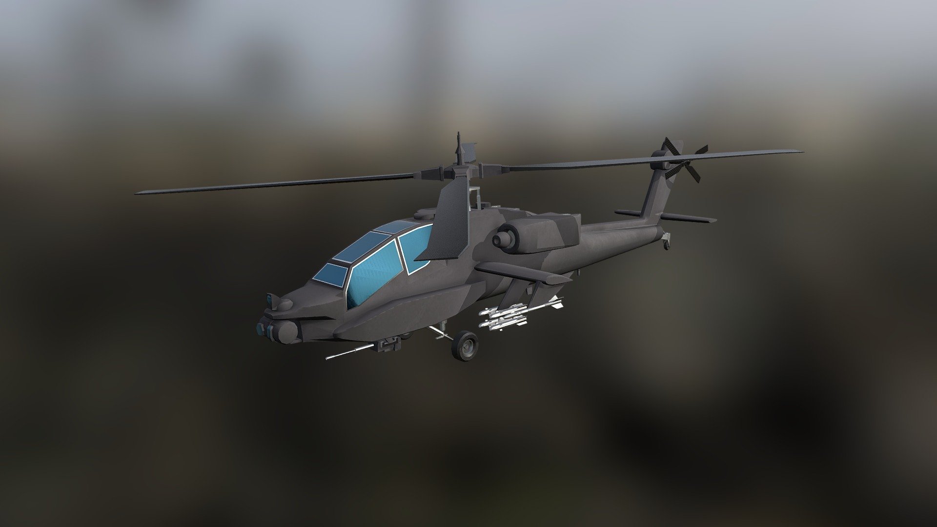 Longbow Apache Military Helicopter - 3D model by Digital BIM Solutions ...