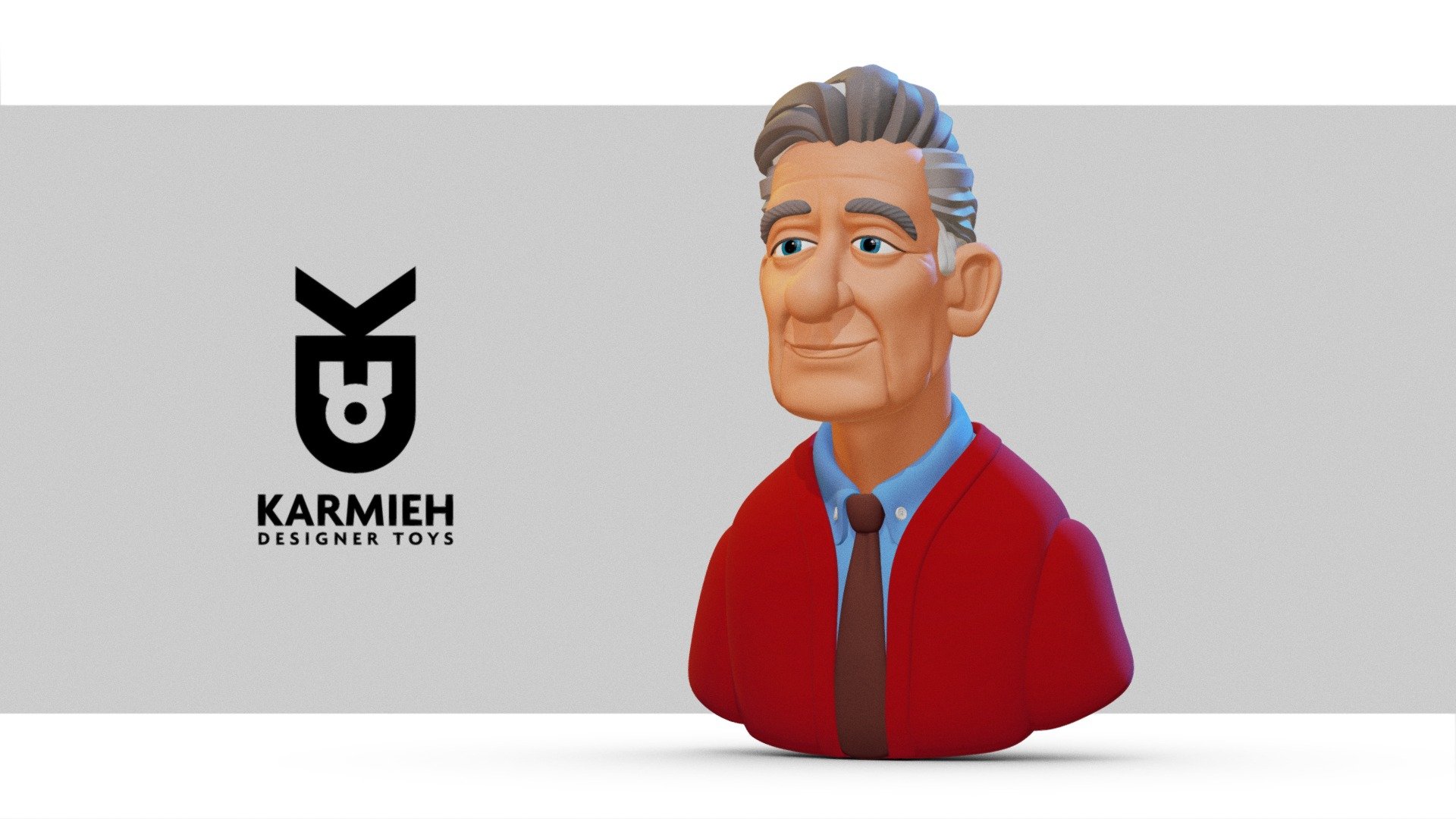 Fred Rogers - 3D model by Oasim Karmieh (@pixelbudah) [50f464c] - Sketchfab