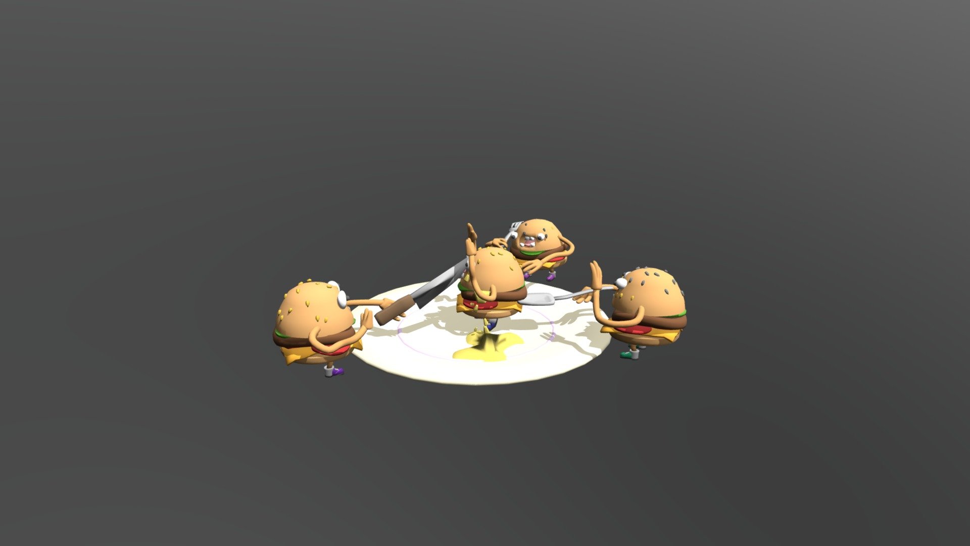 Burger - 3D model by bk_mafn [50f4a12] - Sketchfab