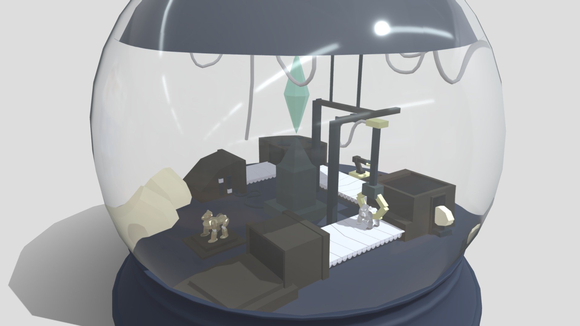 Dog Assembly line Globe - 3D model by YoungDH (@Nightsen) [50f4c51 ...