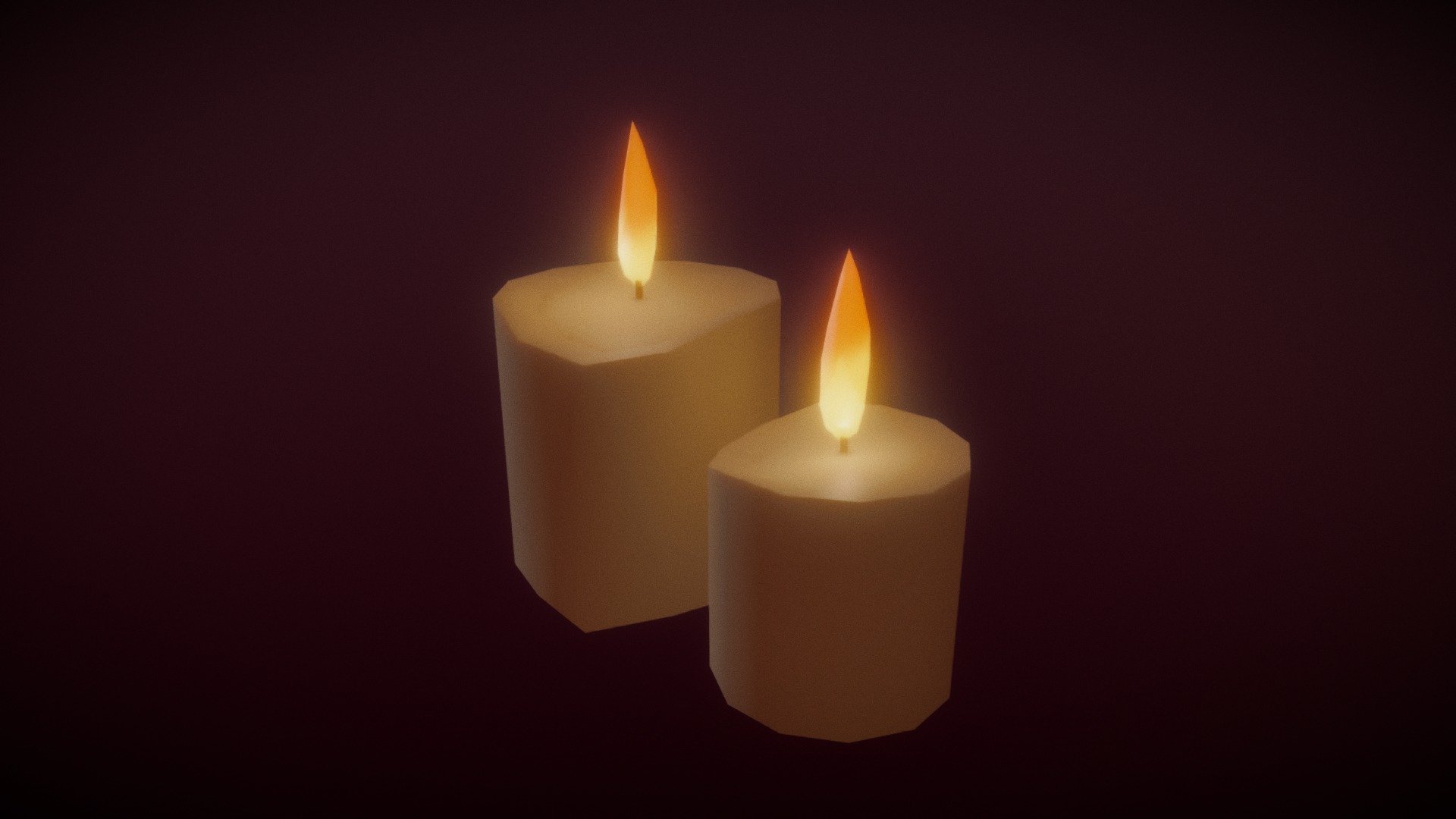 Candles - Household Props Challenge - Day 27 - Download Free 3D model ...