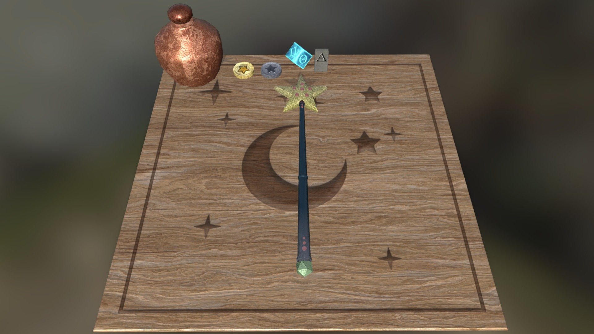 Magic Board-S - Download Free 3D model by Samantha Guillen (@sguillen ...