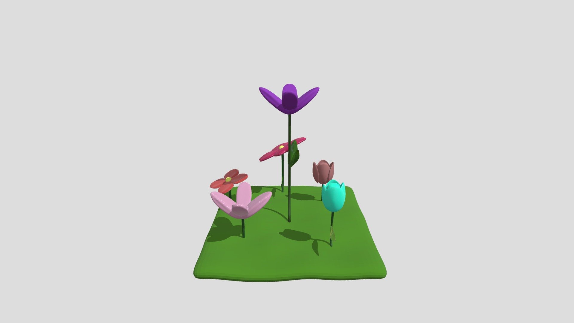 flores - 3D model by Juliana Llanes (@julillame) [50f639d] - Sketchfab