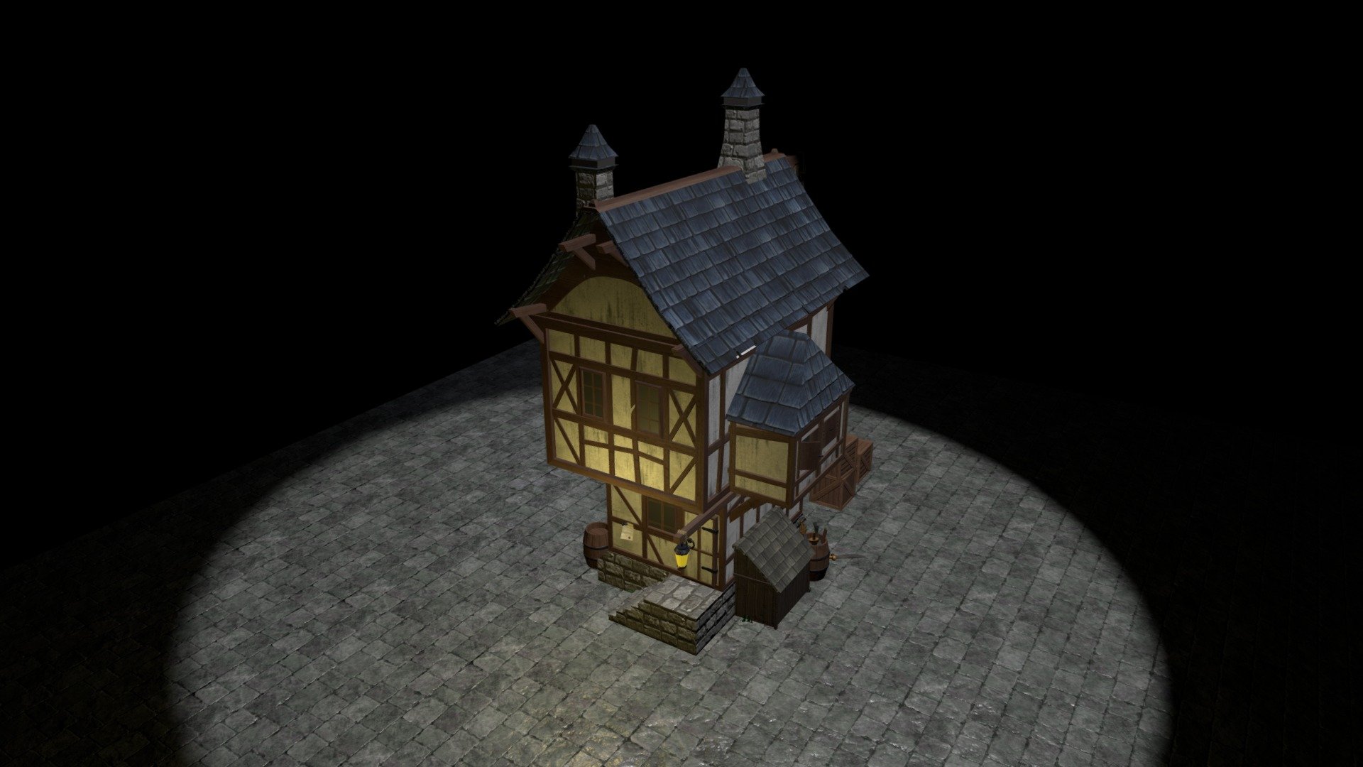 House texture - 3D model by konoplya [50f7124] - Sketchfab