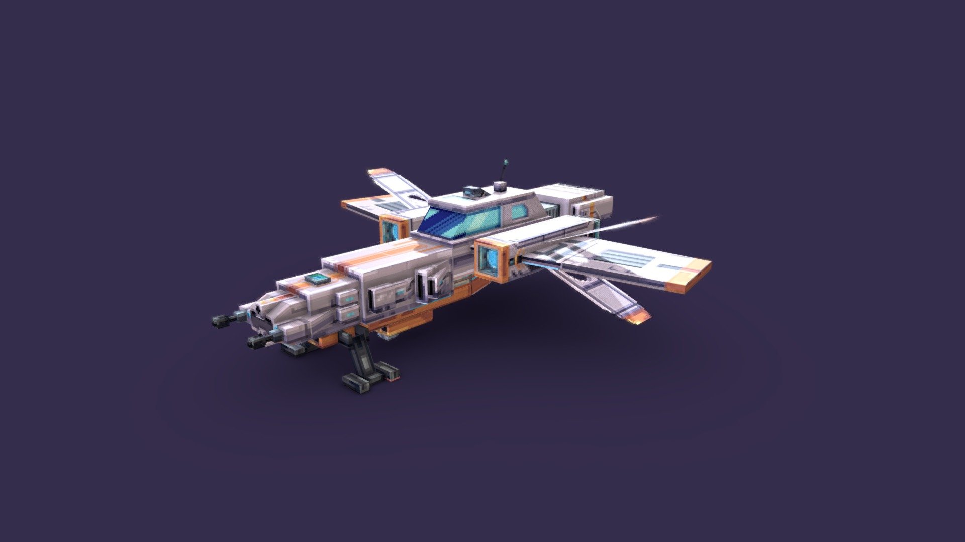 ARC-170 Starfighter - Low Poly 3D Model - Buy Royalty Free 3D model by ...