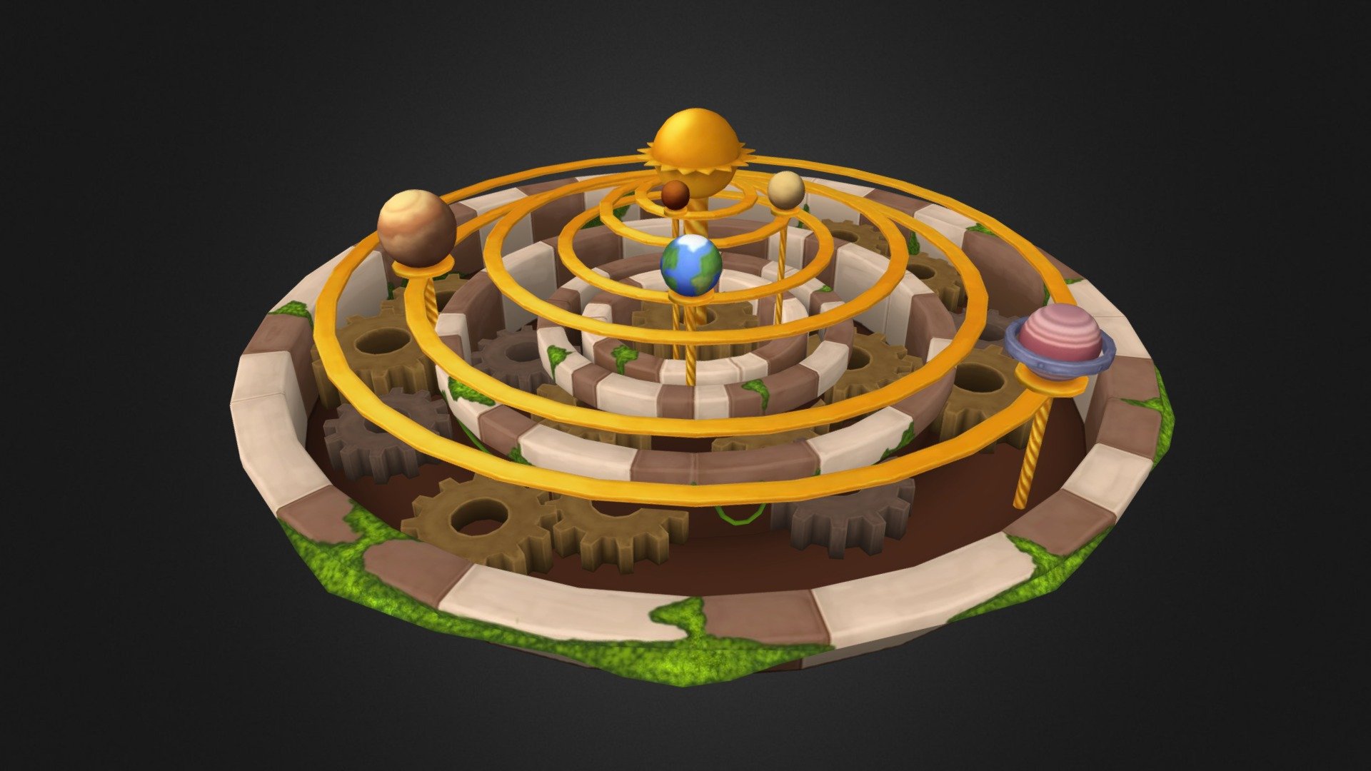 Planet - 3D model by Finkarik [50f9532] - Sketchfab
