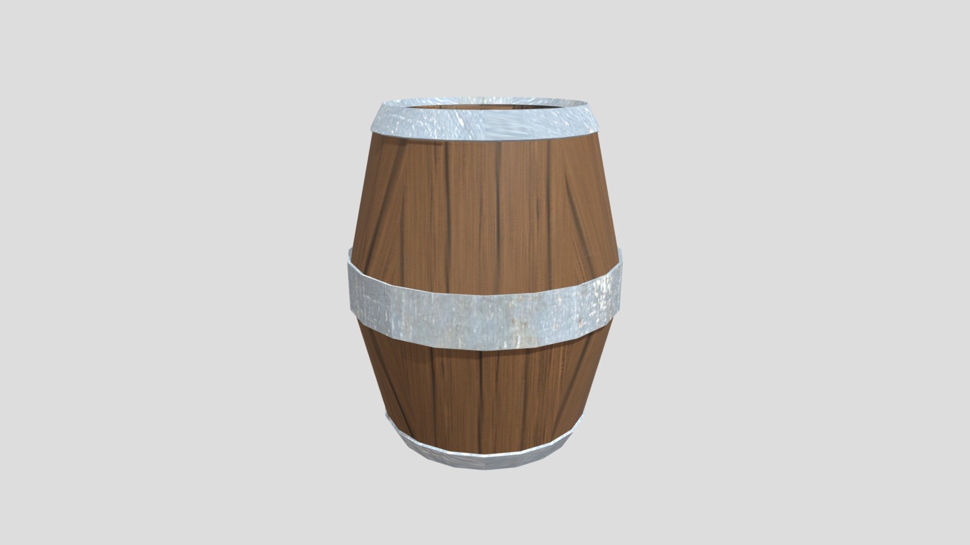 Barrel Model - 3D model by mattsmiddyy [50fa0e9] - Sketchfab