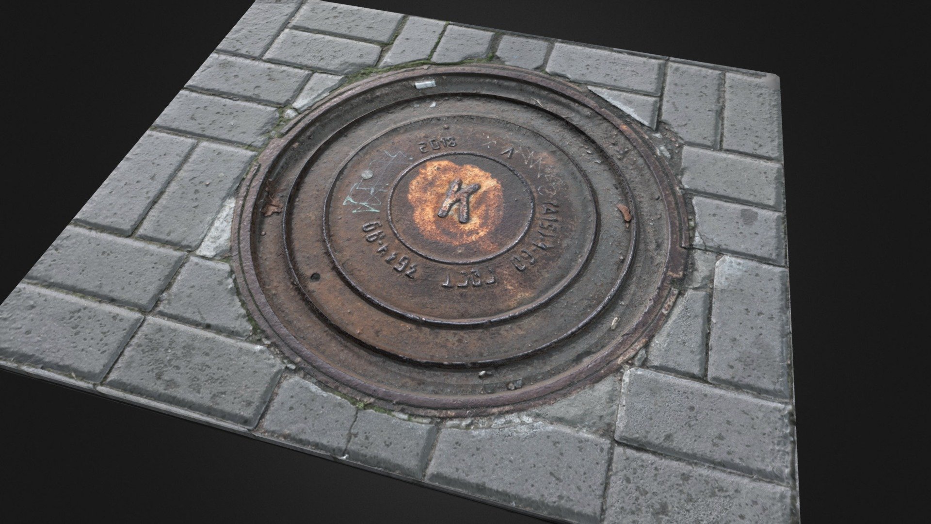 Manhole - 3D model by Maksim Sokranskiy (@sokranskiy) [50fa307] - Sketchfab