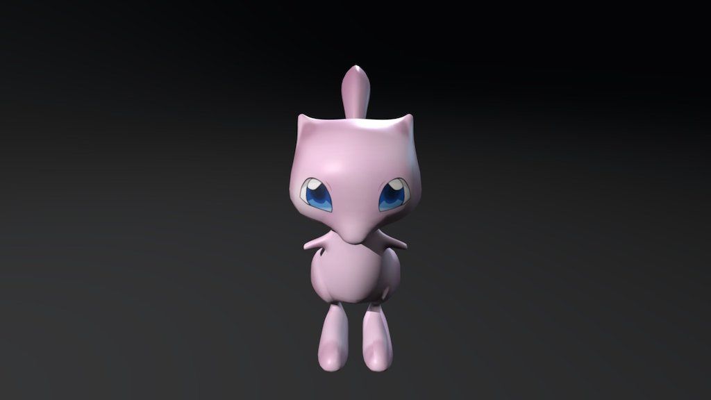 Mew - 3D model by Paula Díaz (@pauladiaz) [50fadca] - Sketchfab