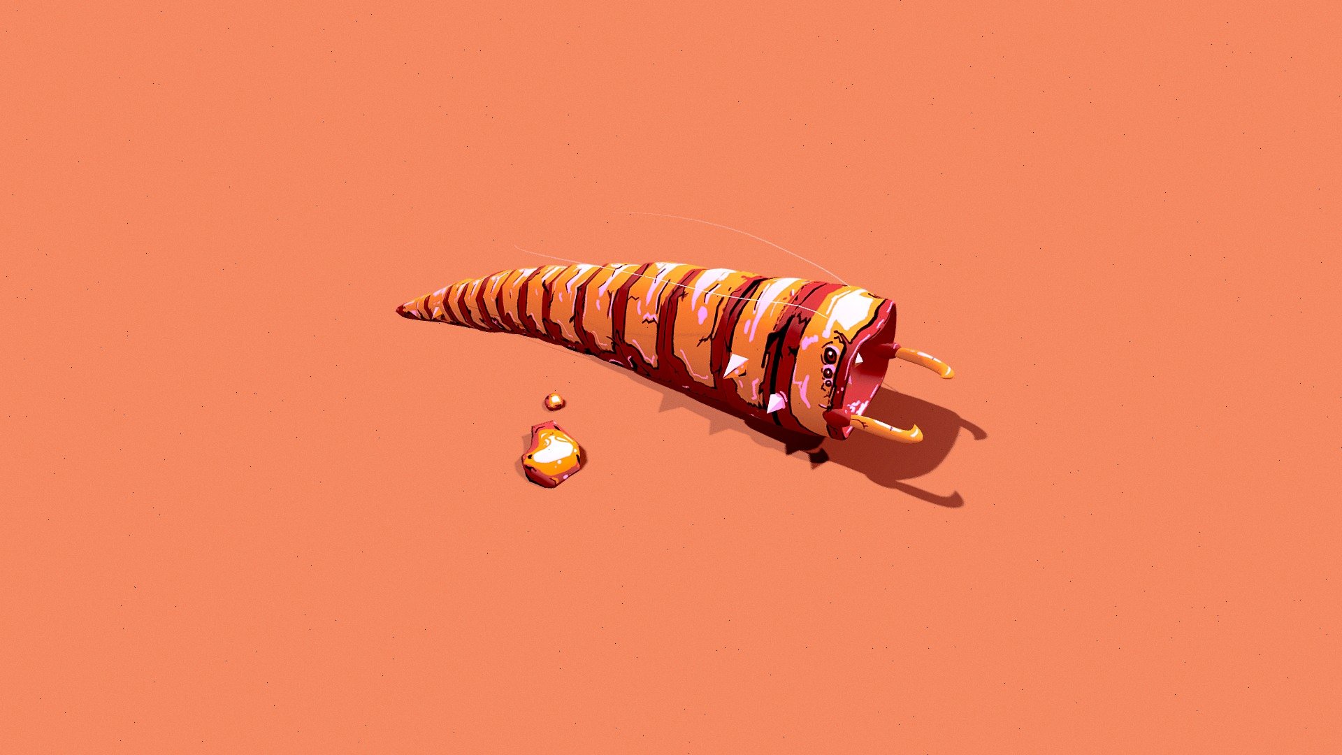 Eritra: Desert wolf worm - 3D model by Camilo_Centeno ...