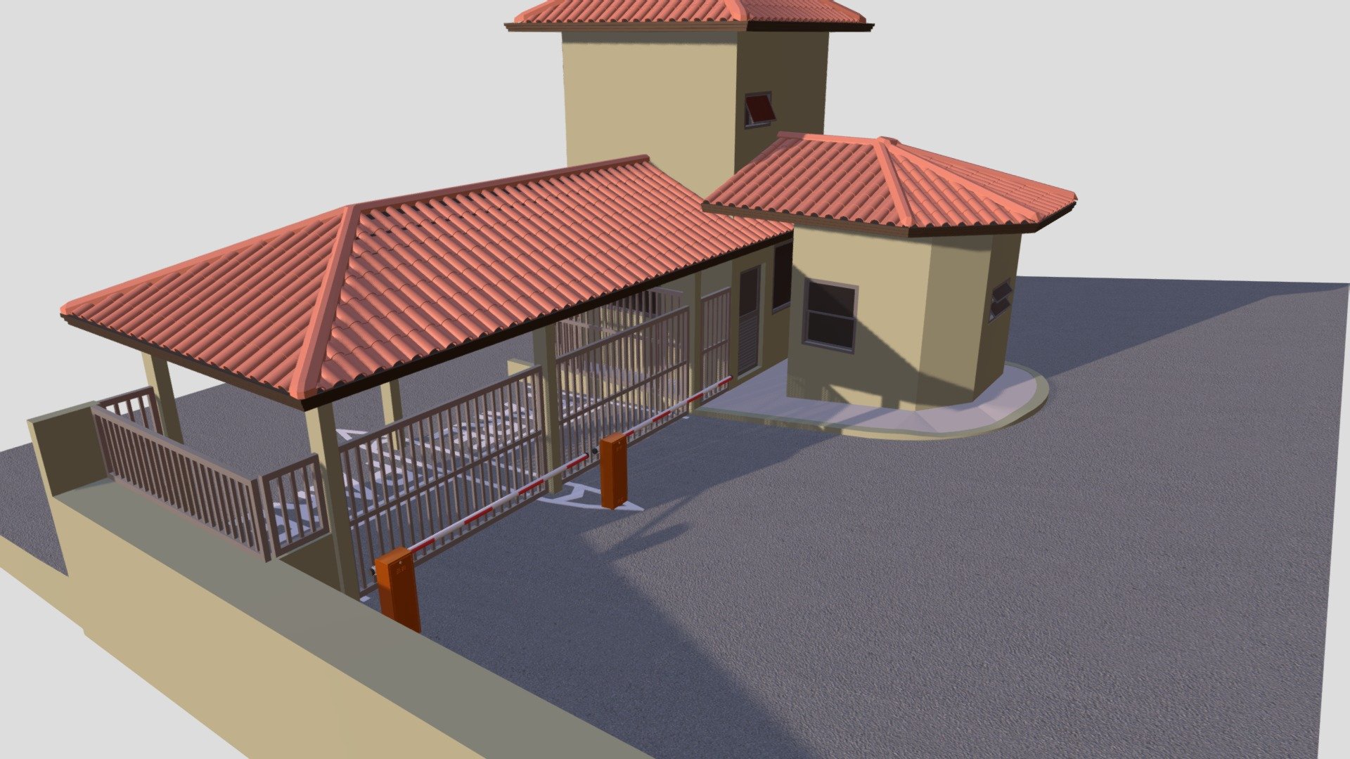 PORTARIA - 3D model by leonarmb [50fec2c] - Sketchfab
