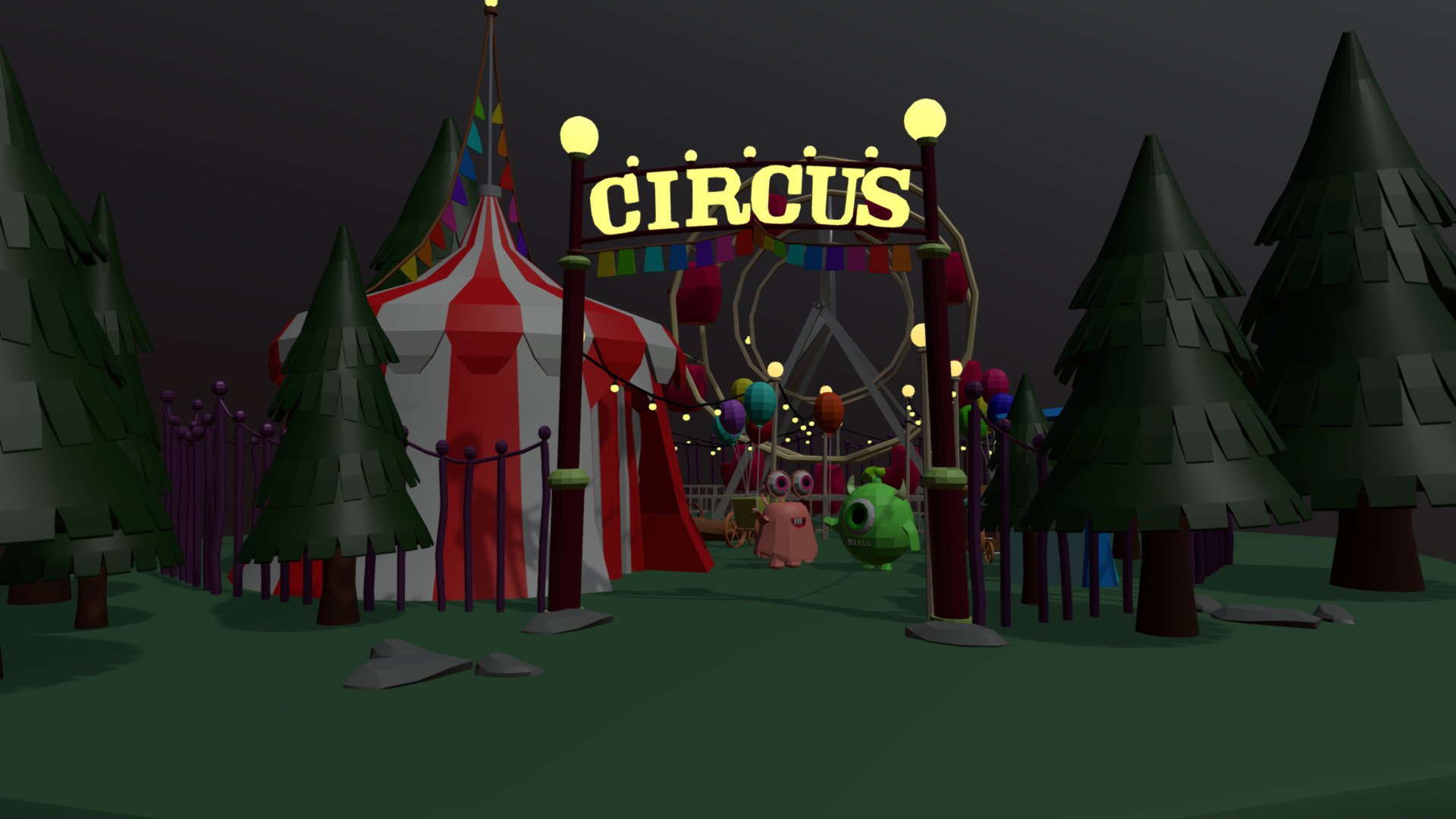 Diorama_circus - 3D model by JAVIMA 3D (@javiera.marchants) [50ff173 ...