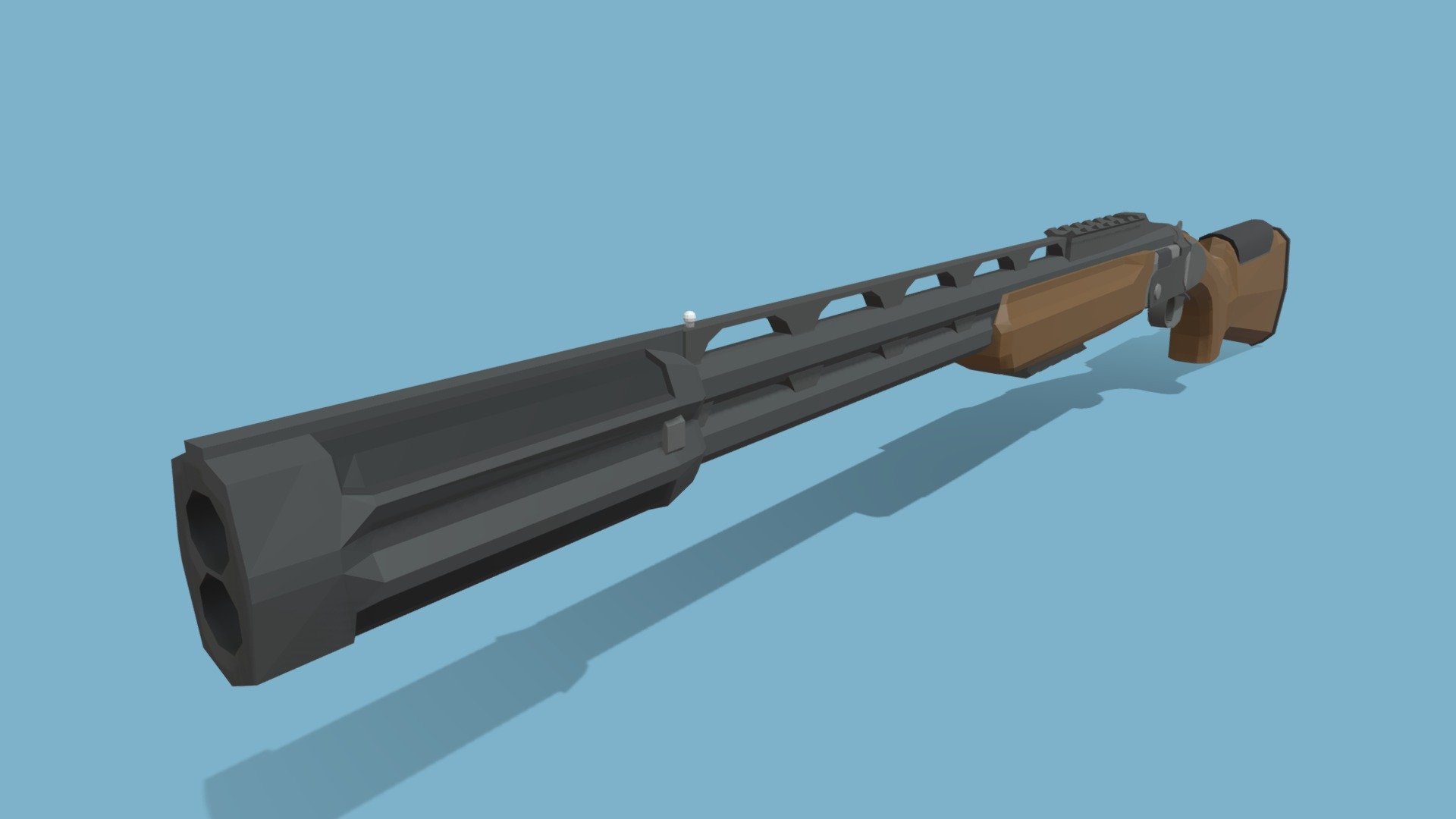 Low Poly Rottweil 72 Olympia Shotgun - Download Free 3D model by LowPolyCount (@EndangeredOXX ...