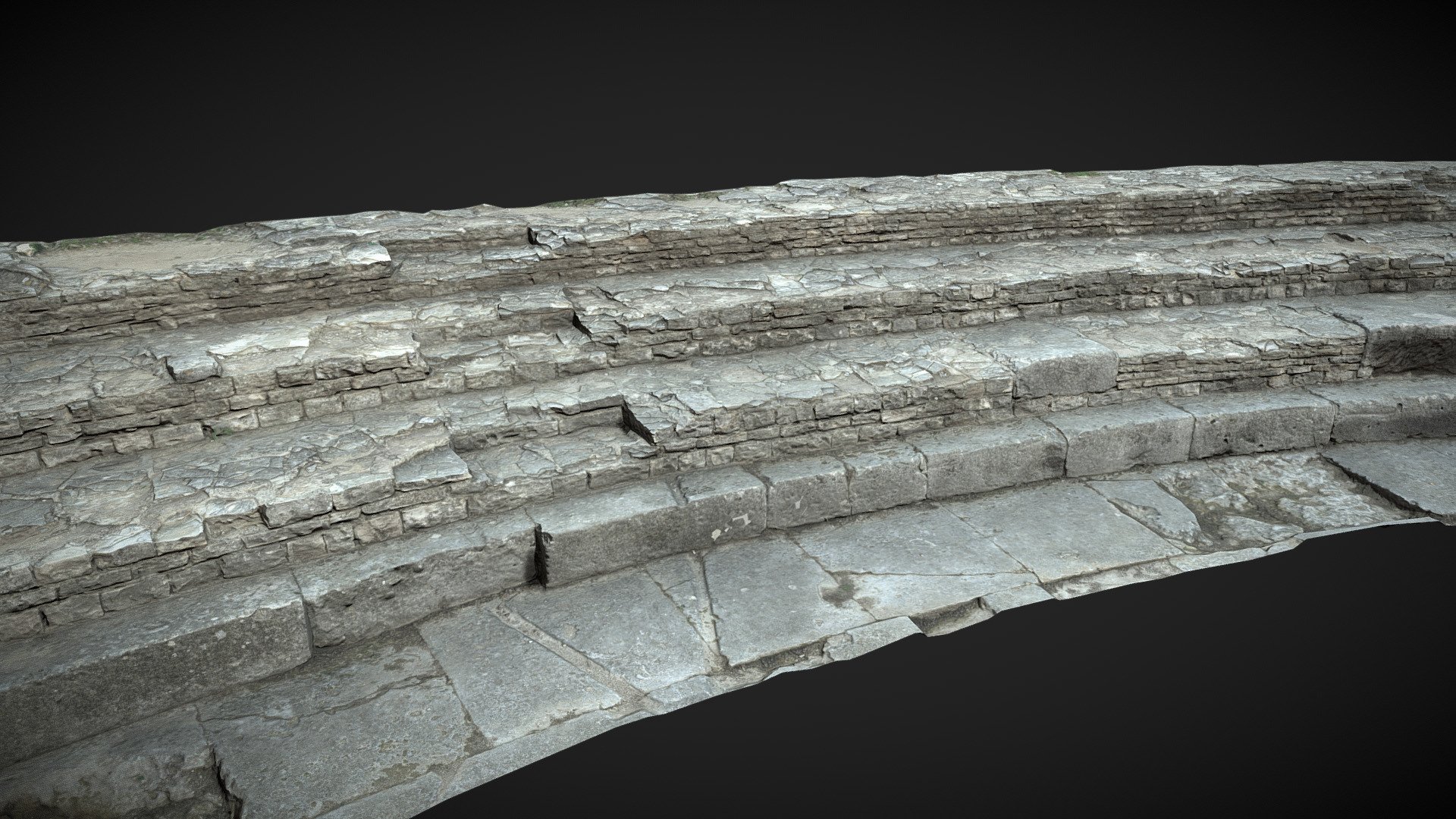 Medieval Stone Steps PBR Scan - Buy Royalty Free 3D model by Per's Scan ...