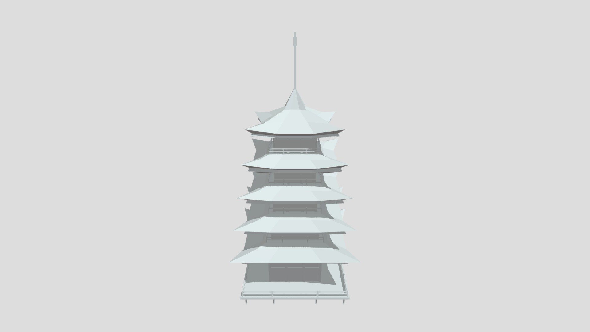 Pagoda - Download Free 3D model by neutralize [50fff6b] - Sketchfab