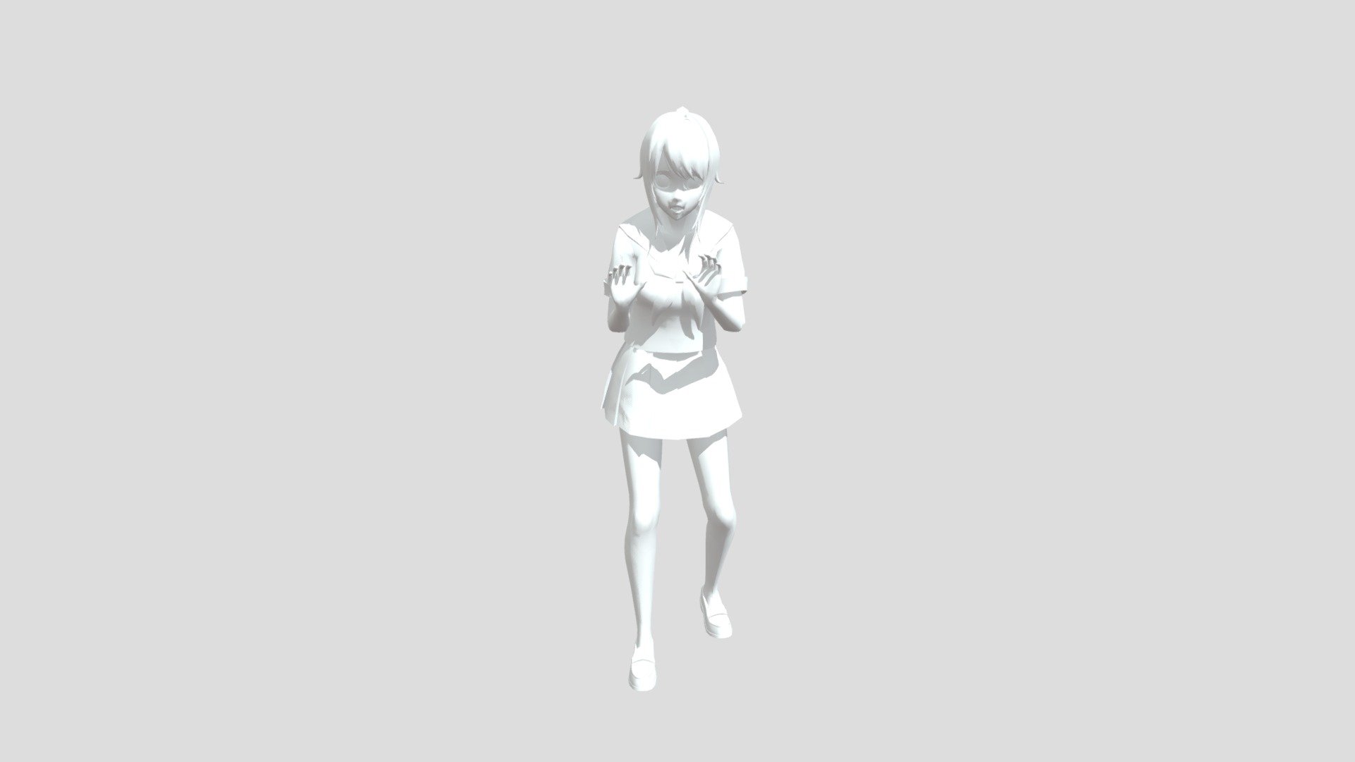 Yandere Simulator- Scared Animation - Download Free 3D model by ...