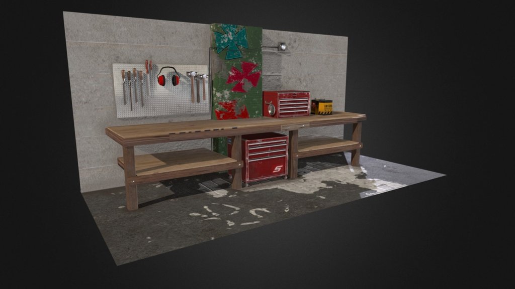 Workbench - 3D model by adam.wi11iams [5102cee] - Sketchfab