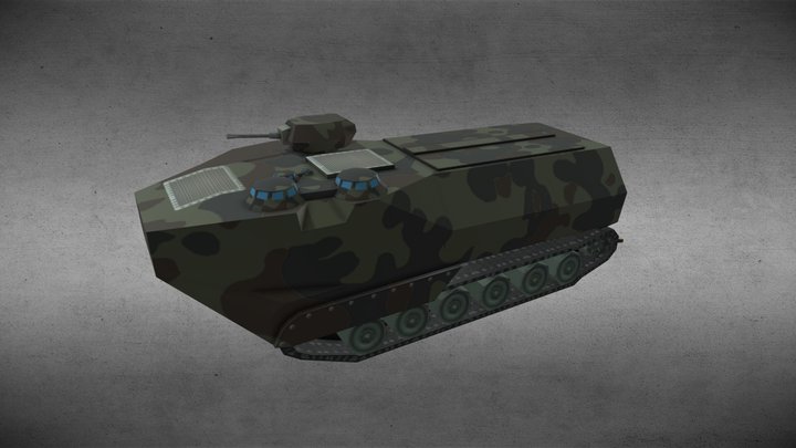 Amphibious-tank 3D models - Sketchfab