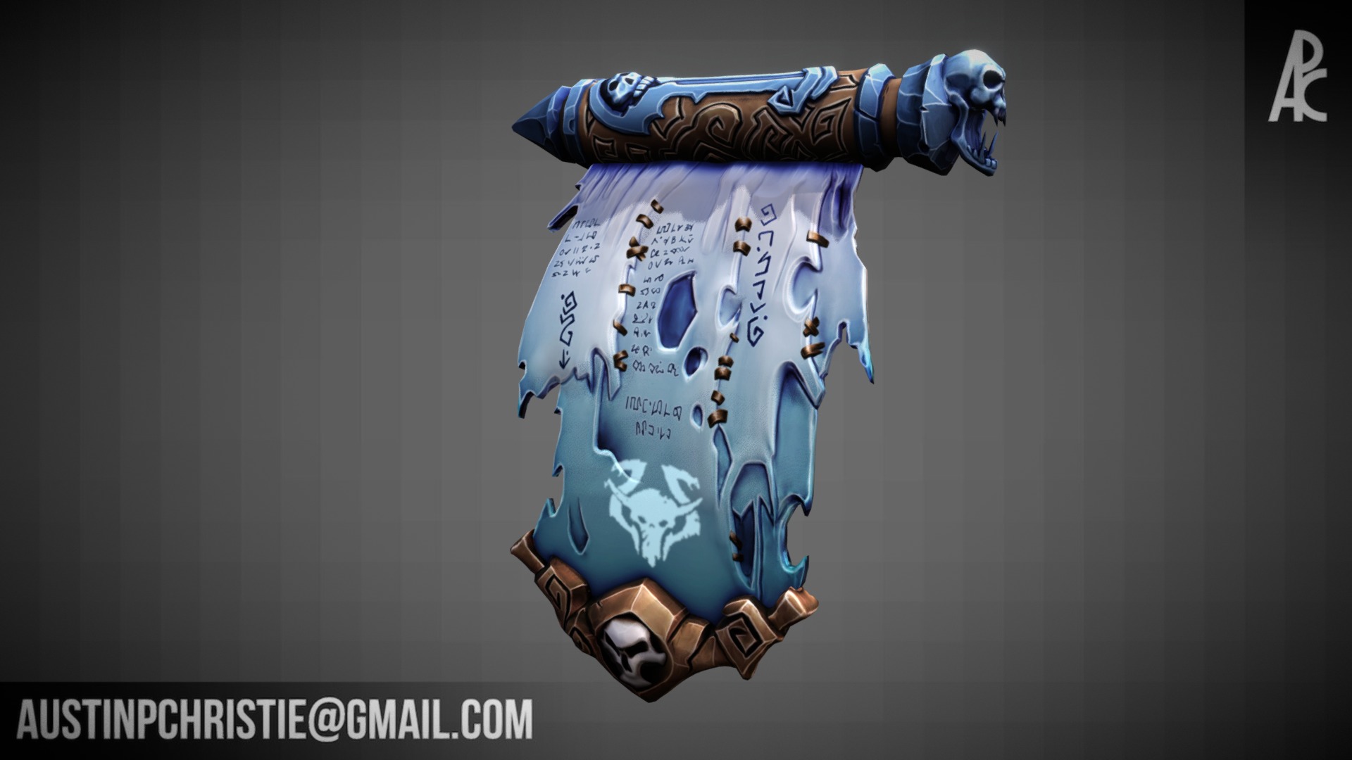 Stylized Scroll - 3D model by Austin Christie (@apchristie) [5104cd1 ...