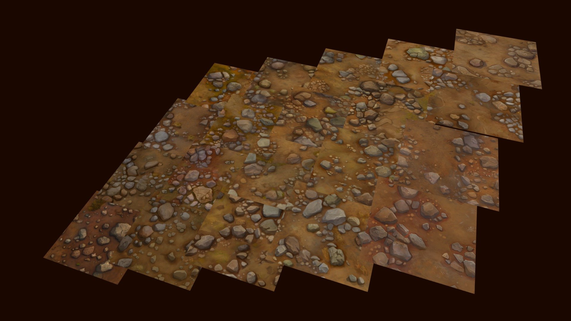 Ground: Earth & Rocks 20 TEXTURES (Handpaint) #3 - Buy Royalty Free 3D ...