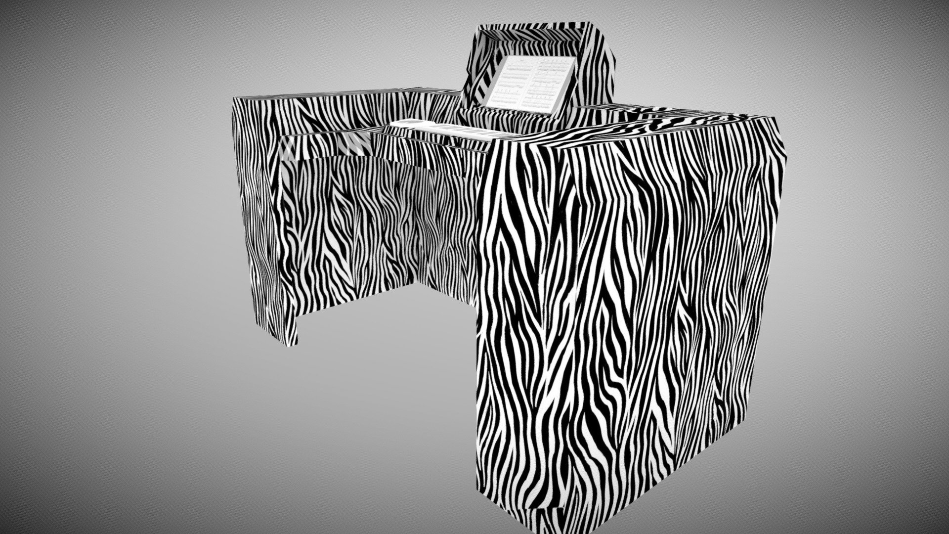 Zebra's Composition Desk - Download Free 3D model by widmo [5107cf1 ...