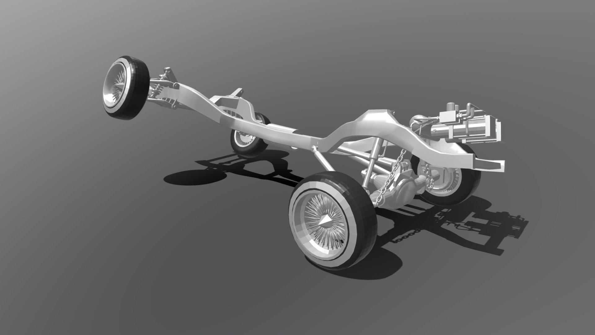 Lowrider Hydraulic Chassis (incomplete) - Download Free 3D model by ...