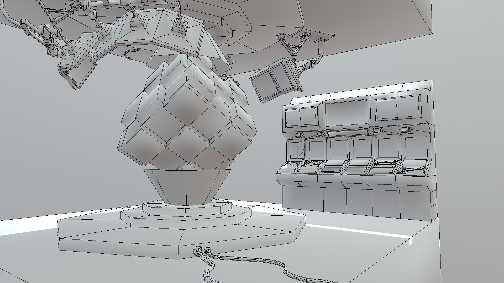 Lab Scene (untextured) - 3D model by Alexander-Alguire [51093dc ...