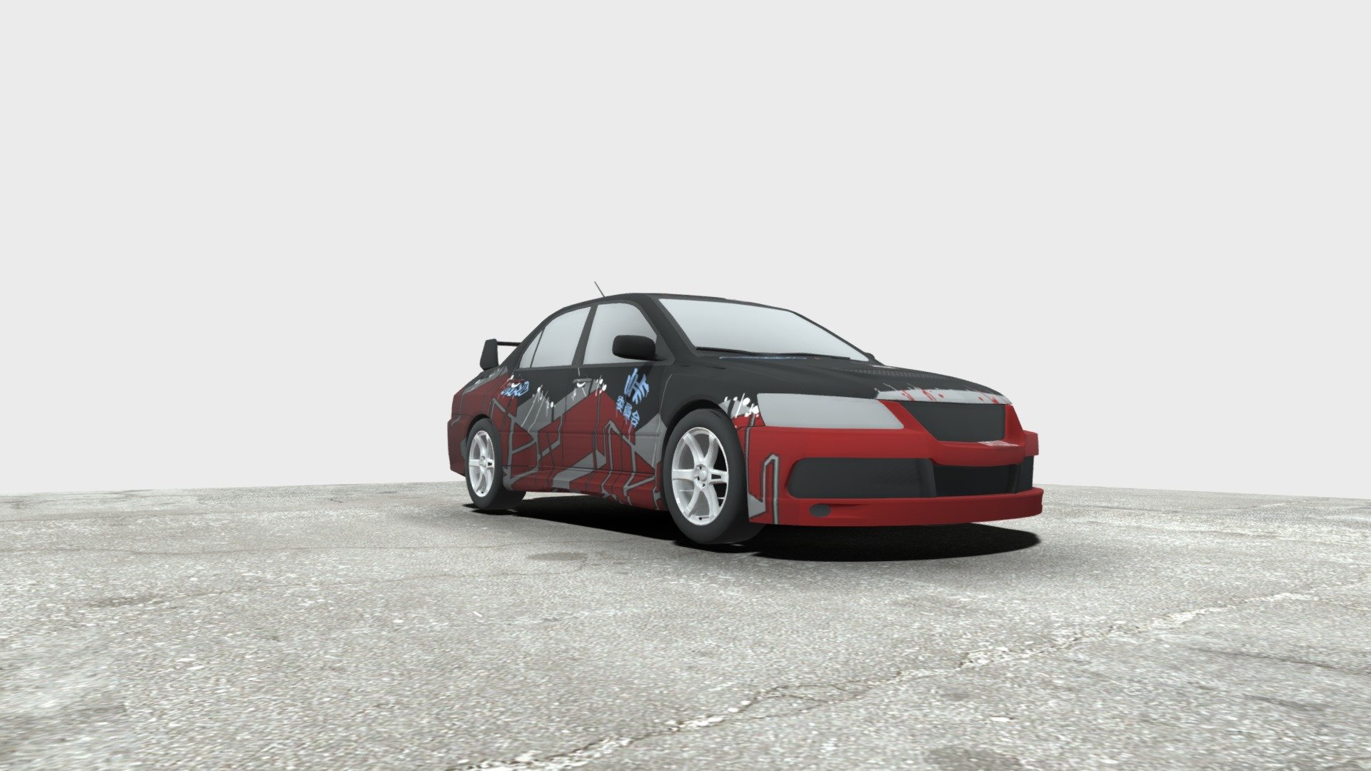 NFS PROSTREET RACE DAY MITSUBISHI LANCER EVO VII - Download Free 3D ...