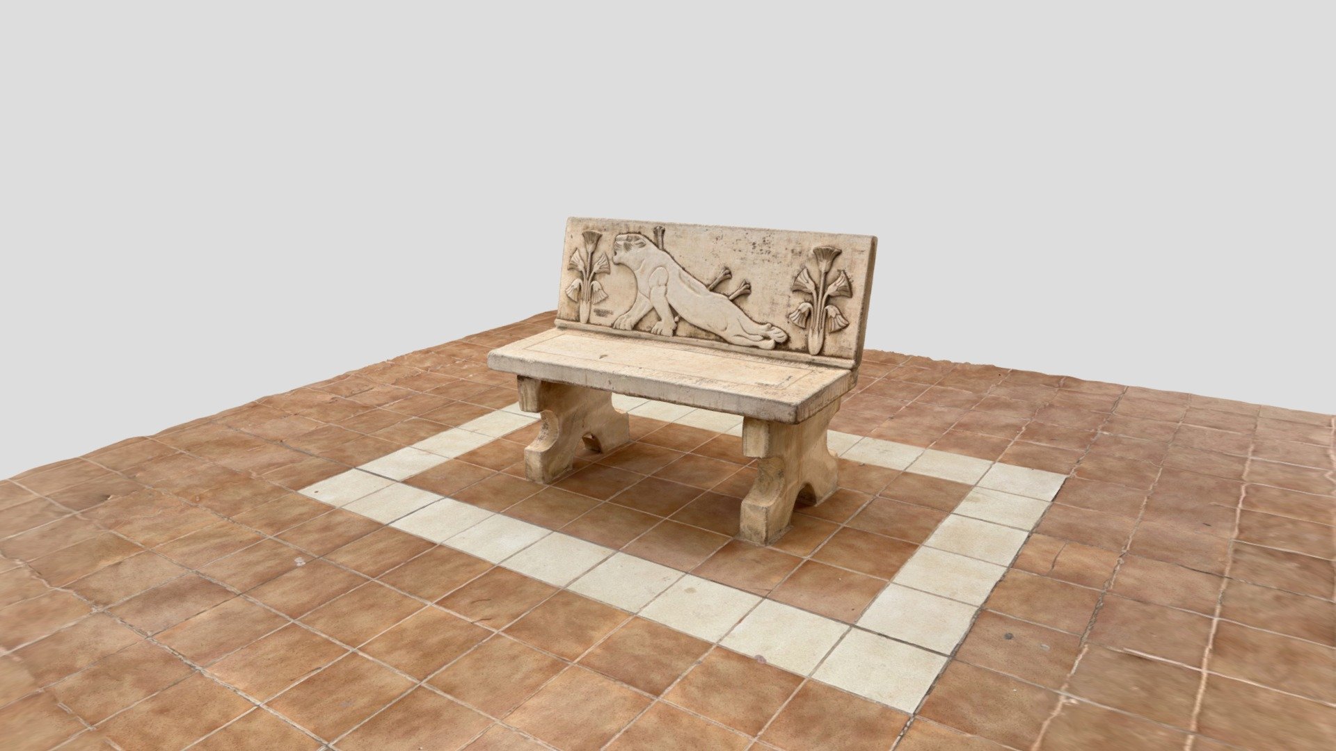 Stone bench - Download Free 3D model by antonlvovych [510ba56] - Sketchfab