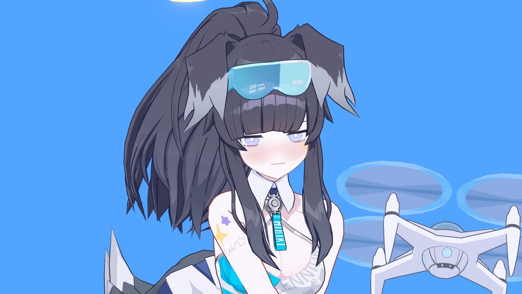 Blue Archive - A 3D model collection by cheiwai - Sketchfab