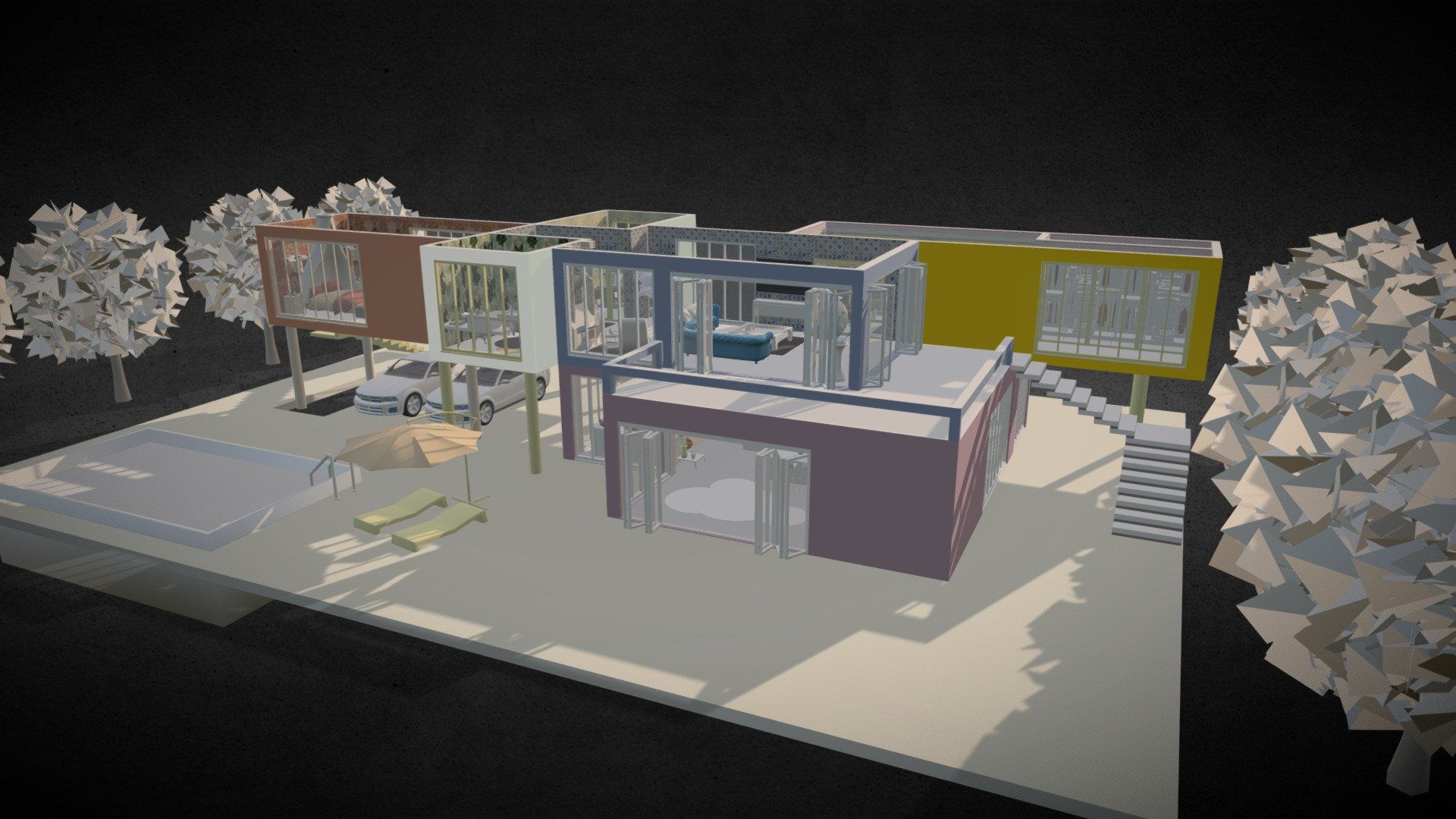 Container-house - Download Free 3D model by kprzl (@enrique.perales ...