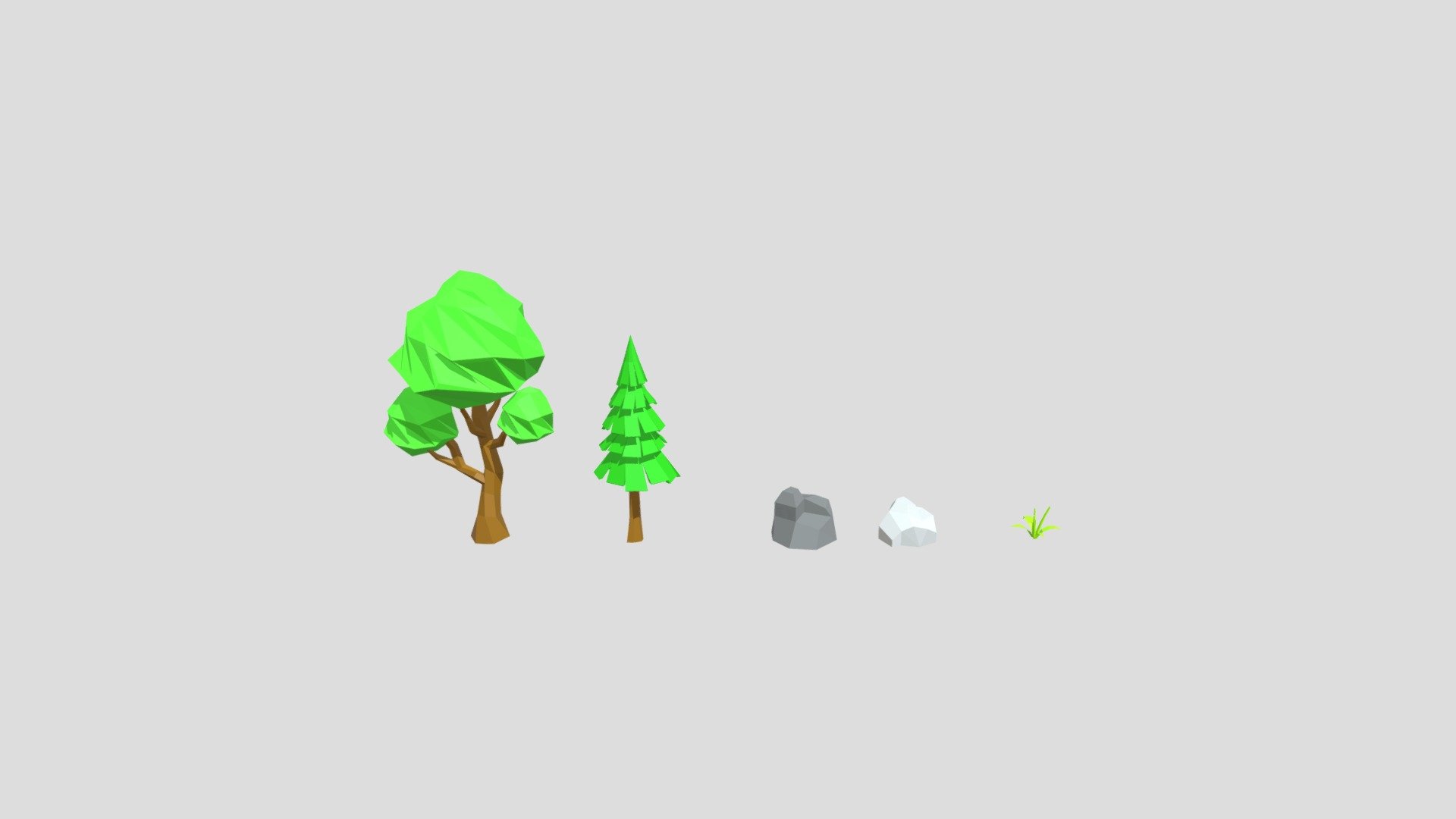 Trees And Stones - Download Free 3D model by Syed Arqam (@arqamgps5911 ...