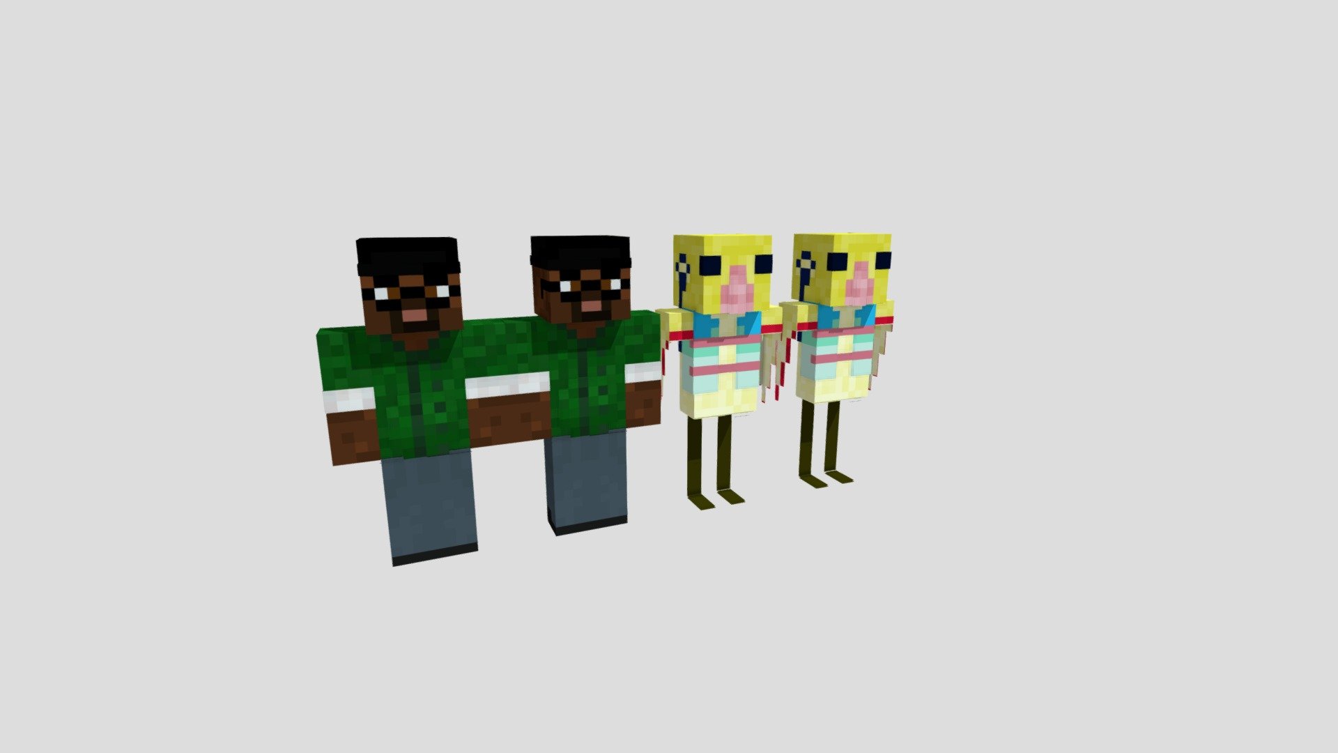 minecraft playermodel standart skin - Download Free 3D model by BIRBonc ...