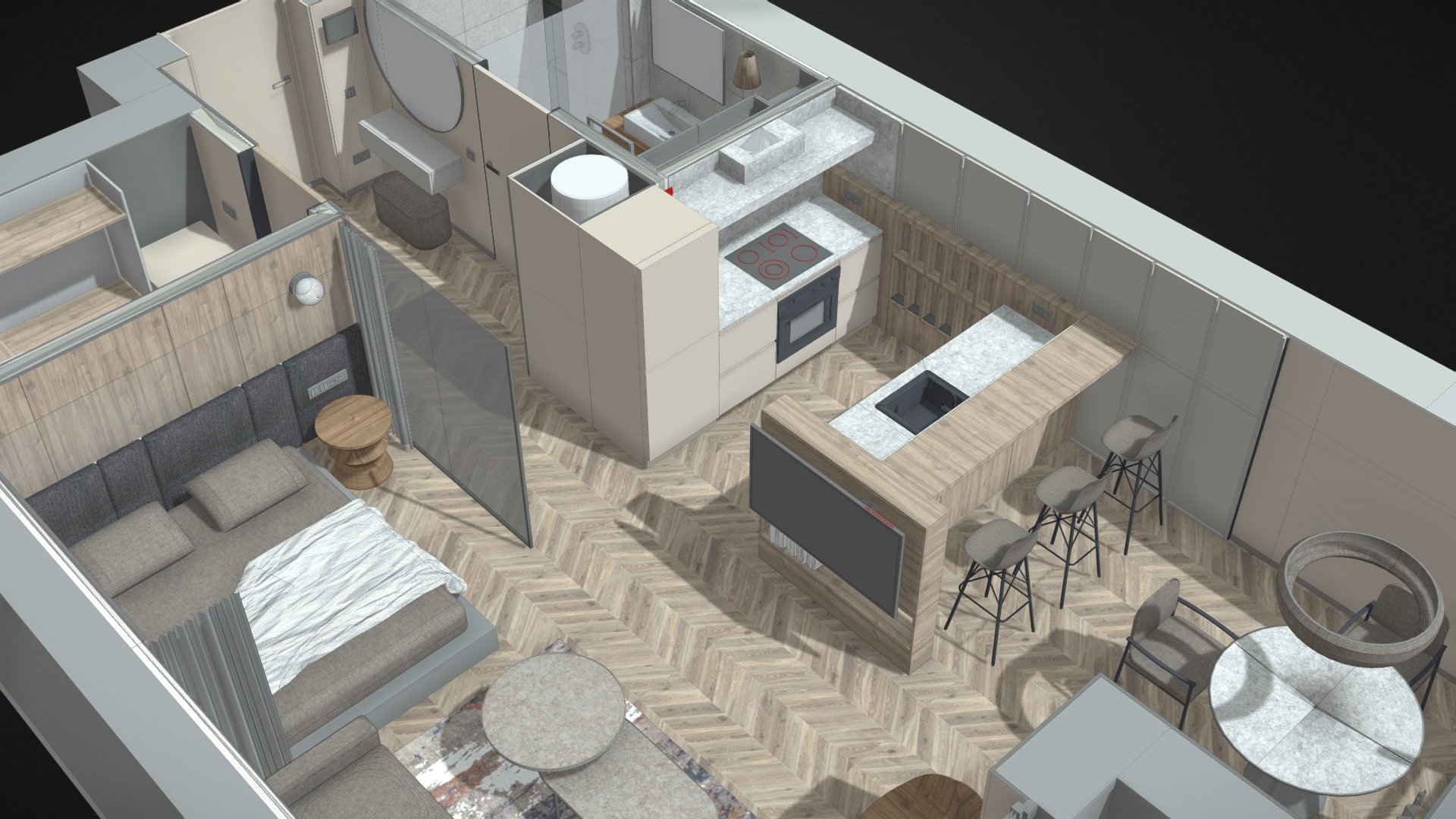 24-0301___LOFT WHITE_realistic - 3D model by angelovskiy.a [510f576 ...