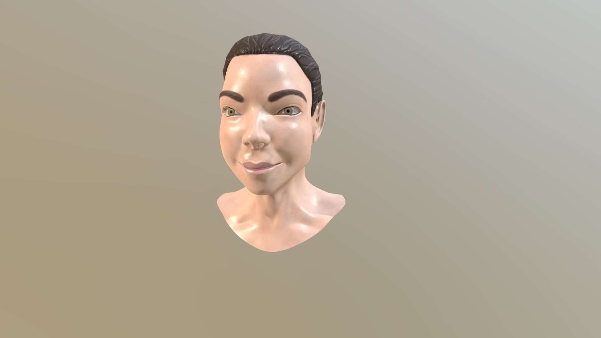 Female Head Bust - 3D model by Shaquille Horton-Mcglaston (@Shaquille ...