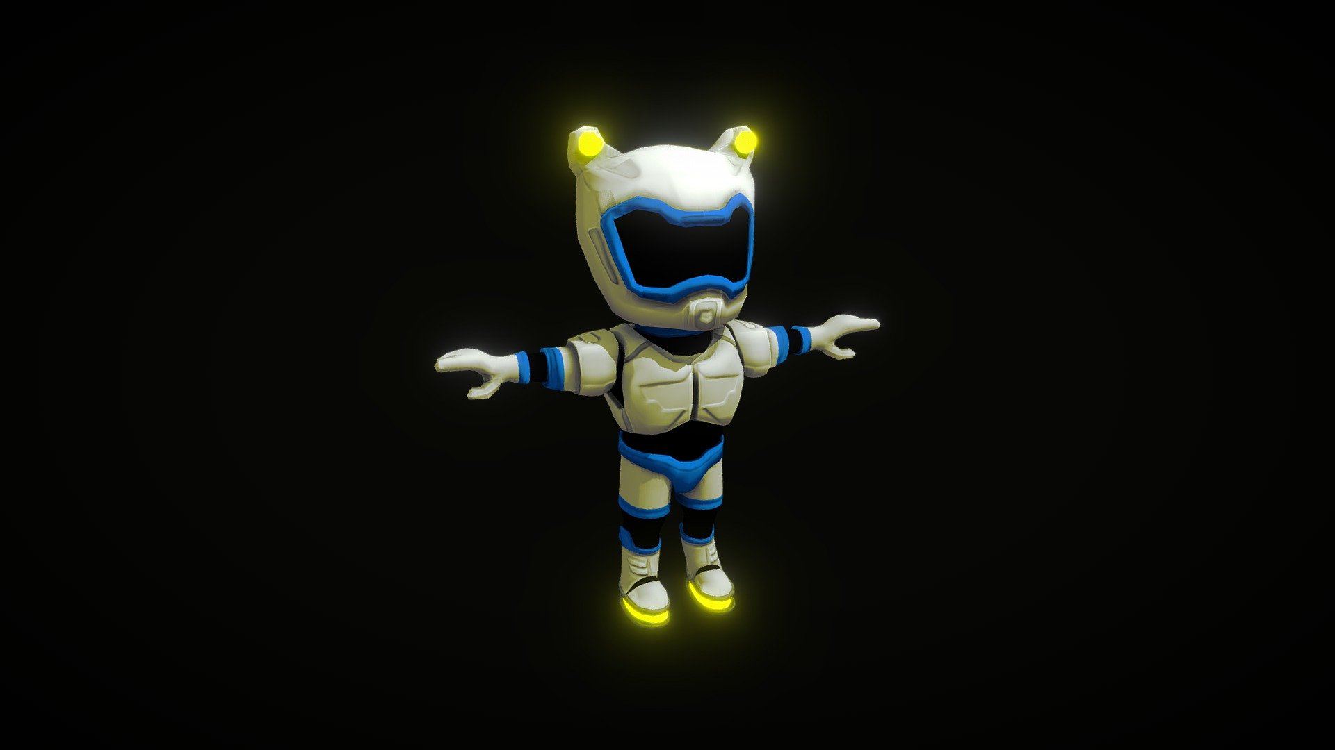 Spaceman - 3D model by Daniel_Oppermann [5112656] - Sketchfab