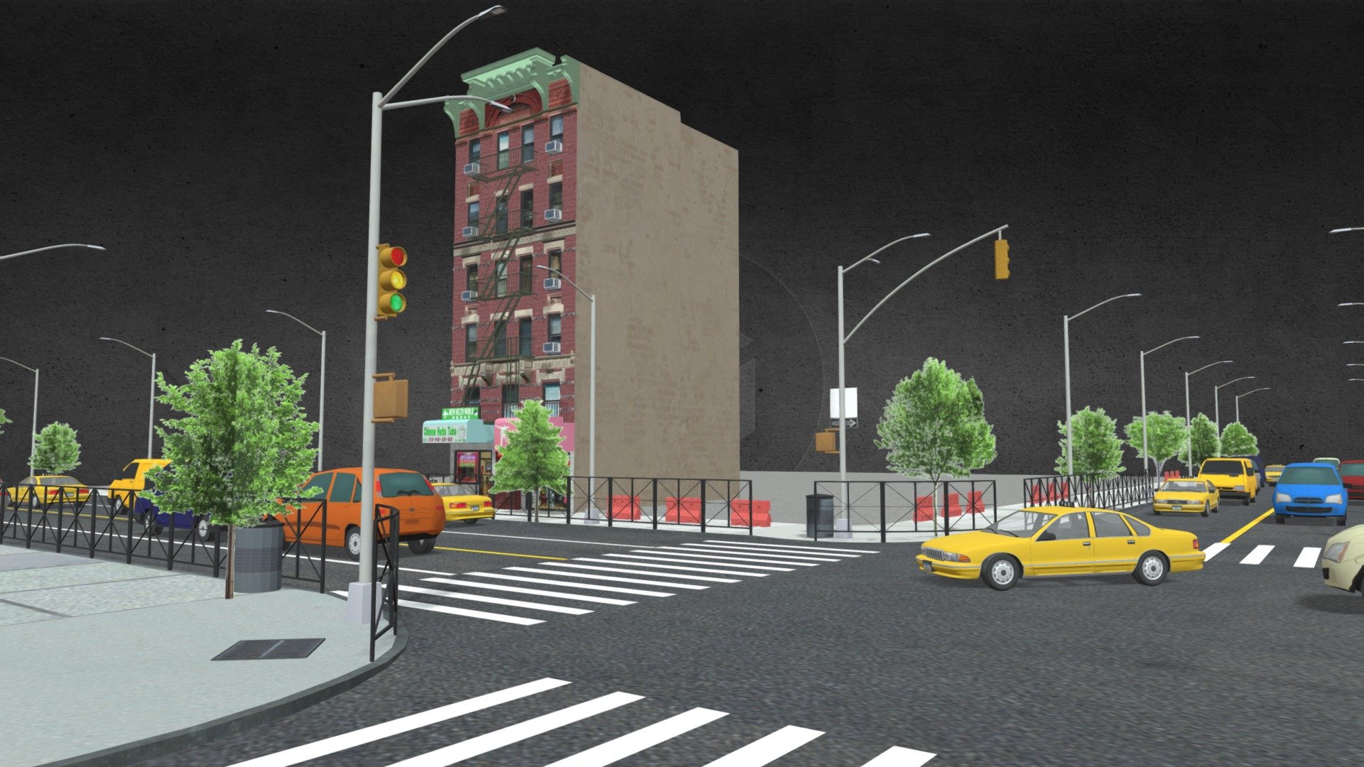 Chinatown Manhattan Building 07 - 3D model by nuralam018 [511548b ...