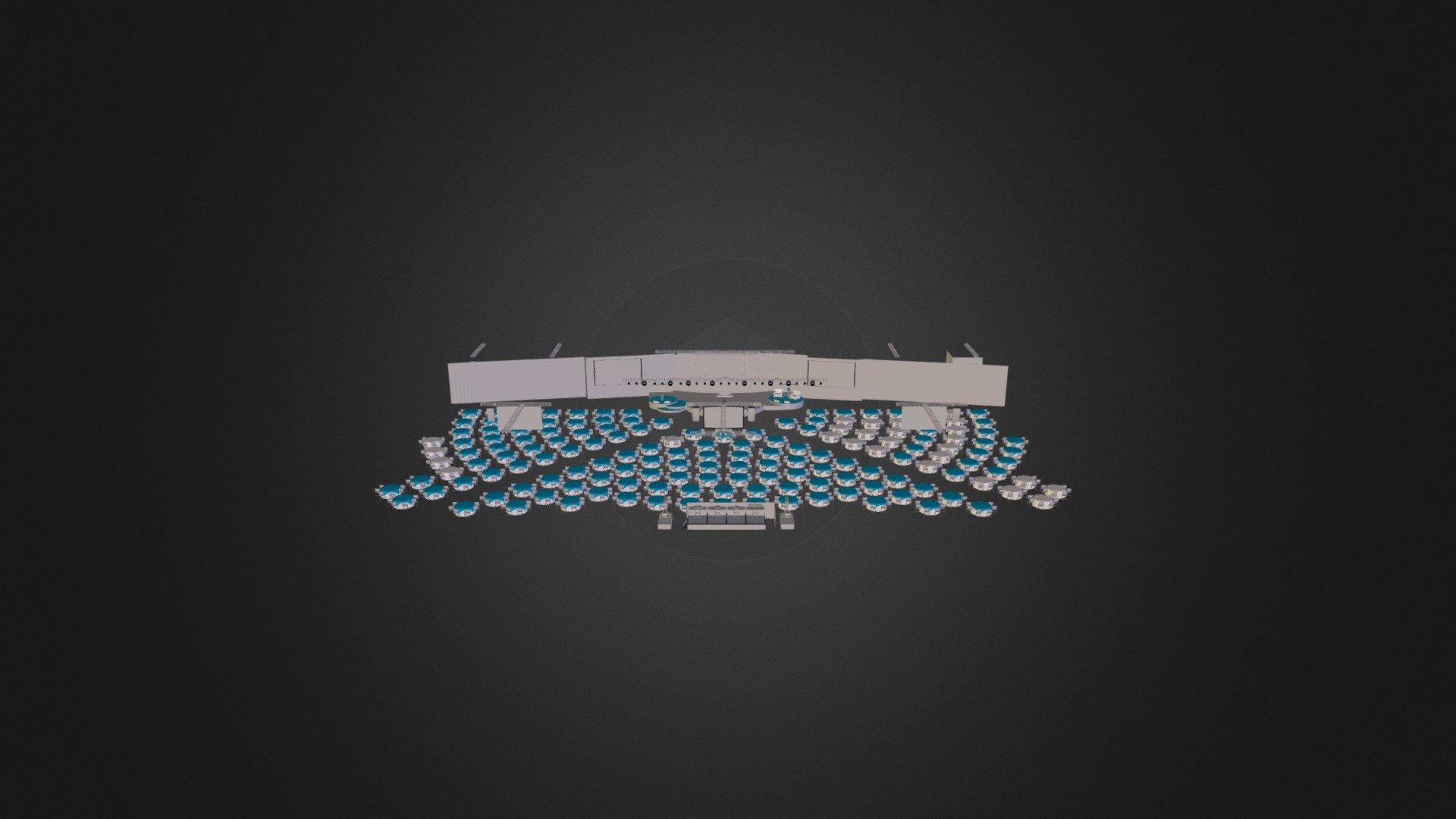 Ballroom - 3D model by fredmatthews [5115eb5] - Sketchfab
