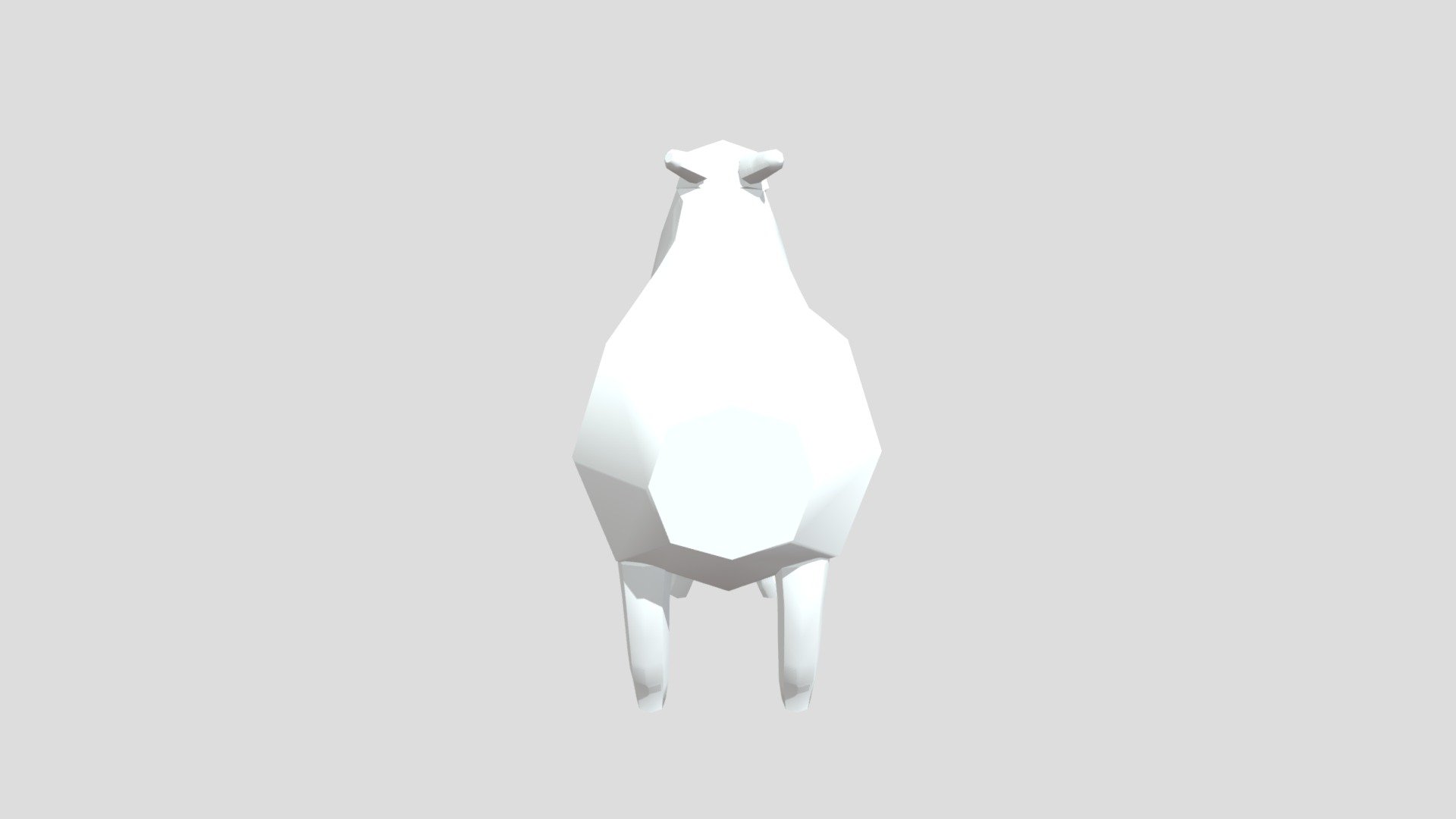Low Poly Sheep - Download Free 3D model by jordatronn [5116ee9] - Sketchfab