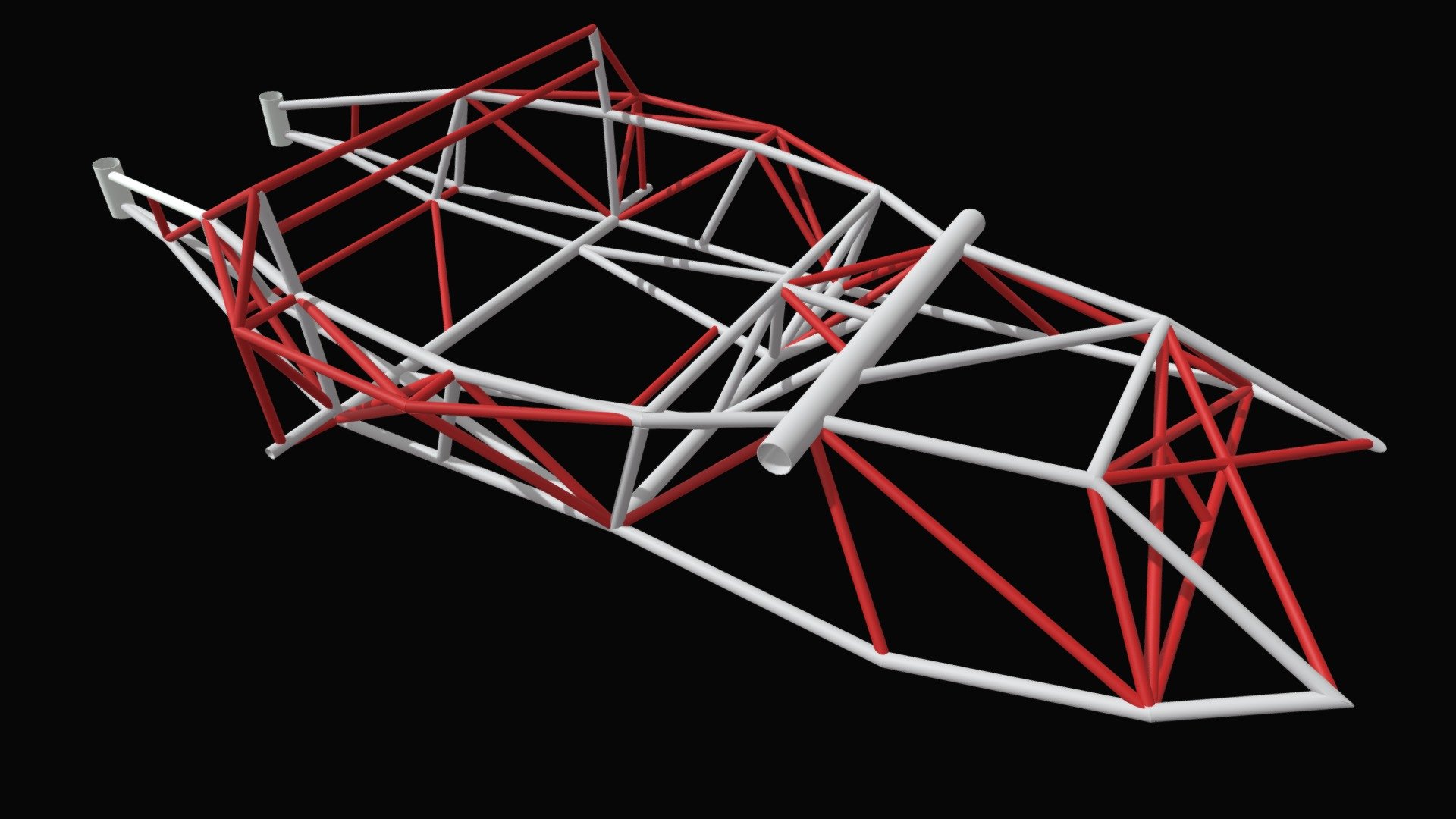 Mercedes-Benz 300 SL Gullwing chassis - 3D model by Nacho1406 [51173cd ...