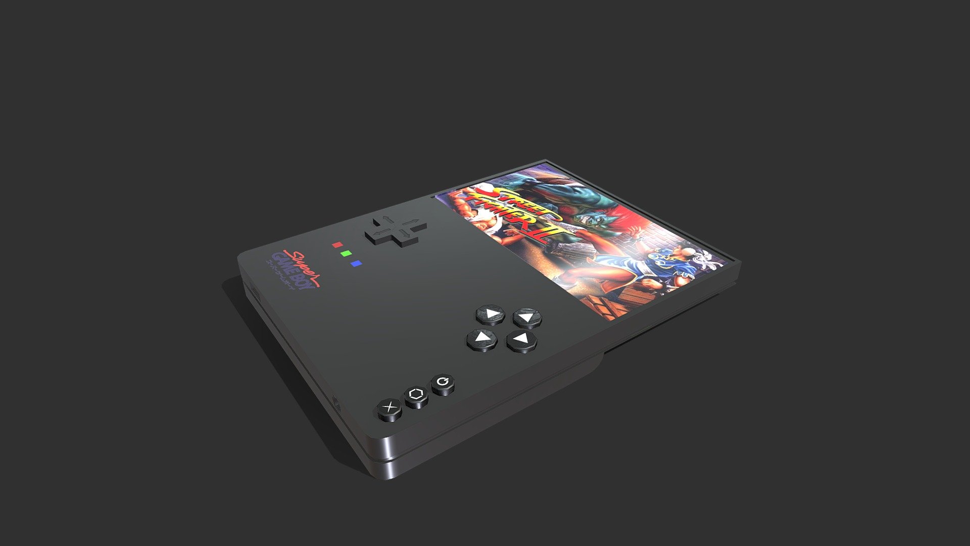 Hand Held Game console Game ready - 3D model by Siddharth (@siddhupol) [5117634] - Sketchfab