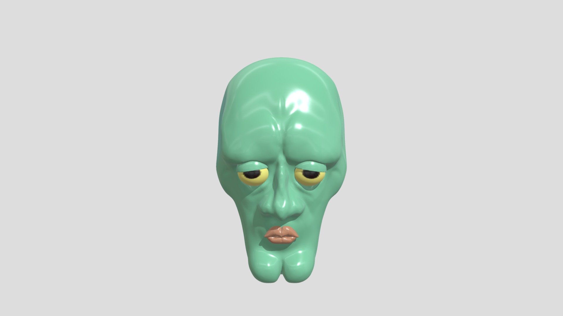 Handsome Squidward - 3D model by ZetaSculpt [51177d1] - Sketchfab