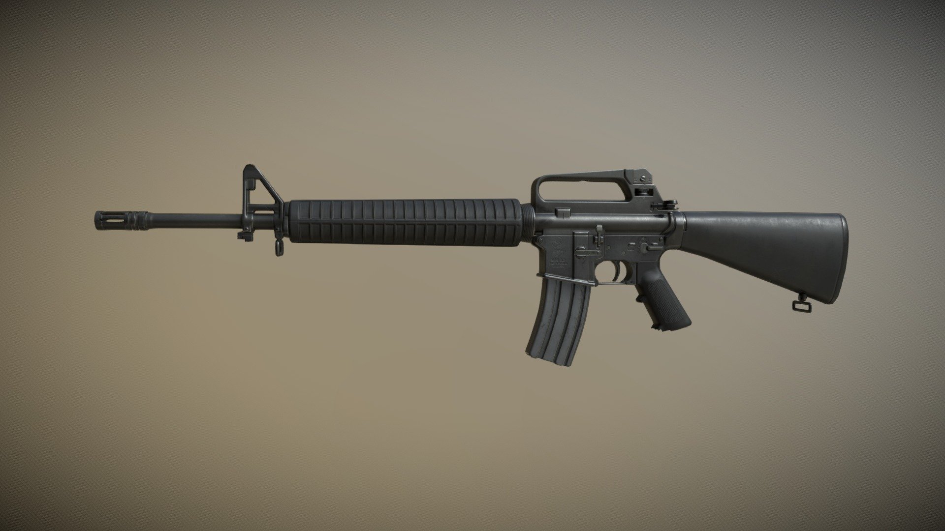 m16a1 - 3D model by 3dtvtech.sandbox [511a73b] - Sketchfab