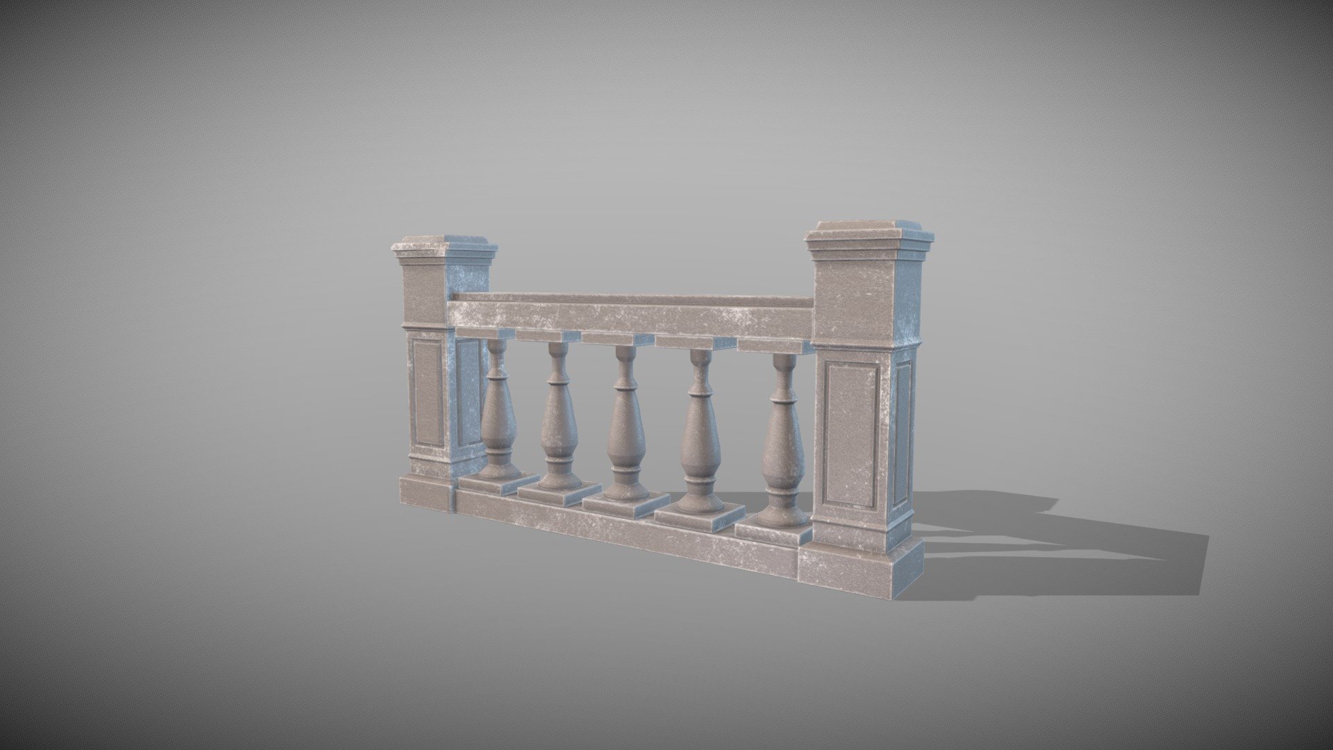 Fence - Download Free 3D model by Dandushik [511aed6] - Sketchfab