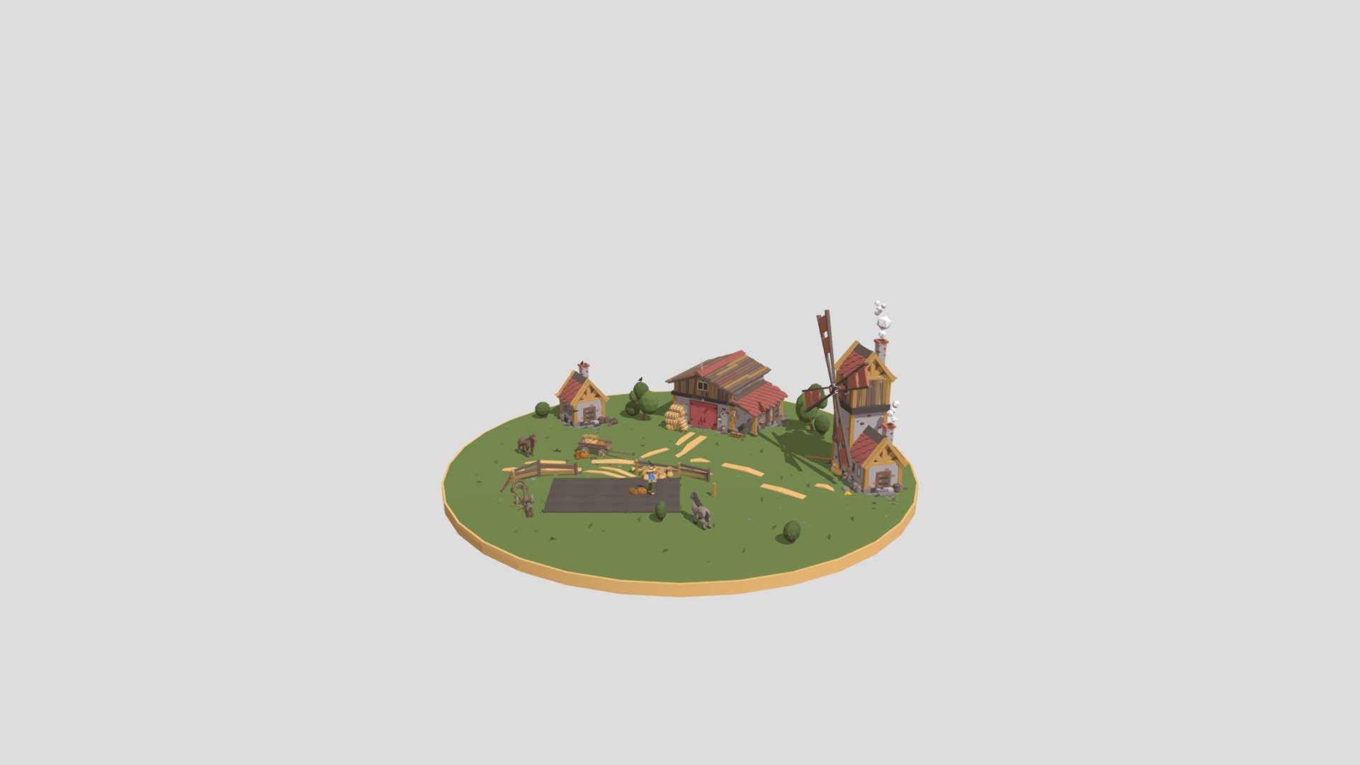 Fable farm. XYZDaily - Download Free 3D model by DrRygel [511b5cf ...