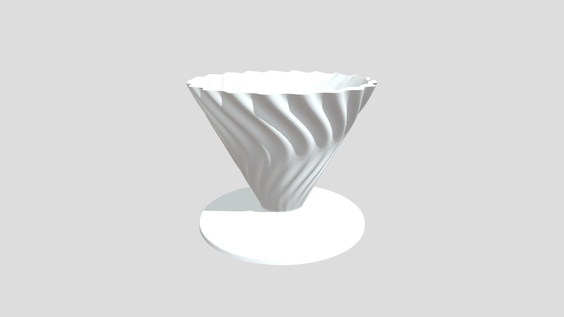 Filter Cone Wavy - 3D model by dmzhko [511c006] - Sketchfab