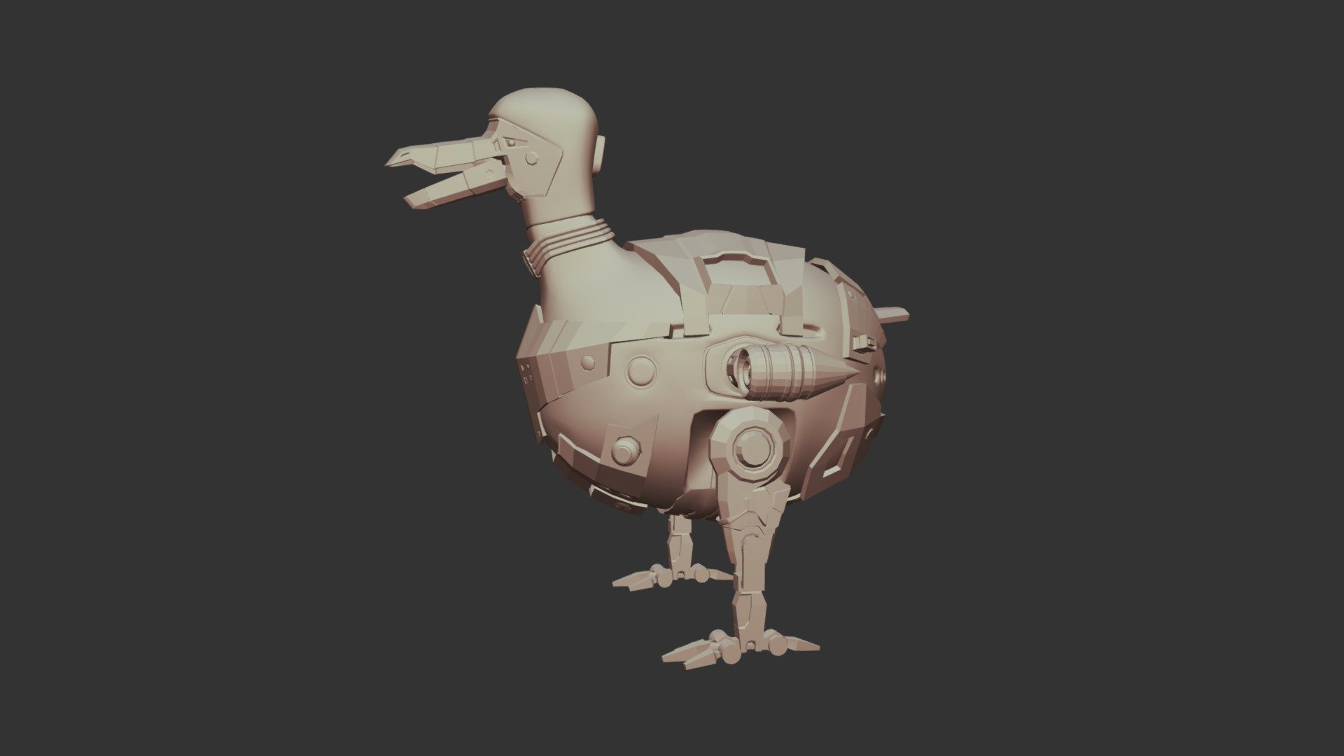 Dodo hardsurface low poly version - 3D model by ElenavanderMeer ...