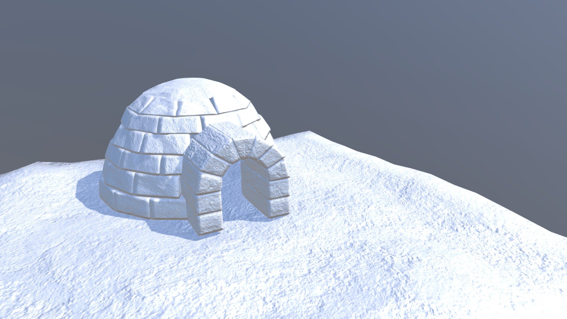 igloo - 3D model by Alejandro Guzmán (@Glifo) [511db07] - Sketchfab