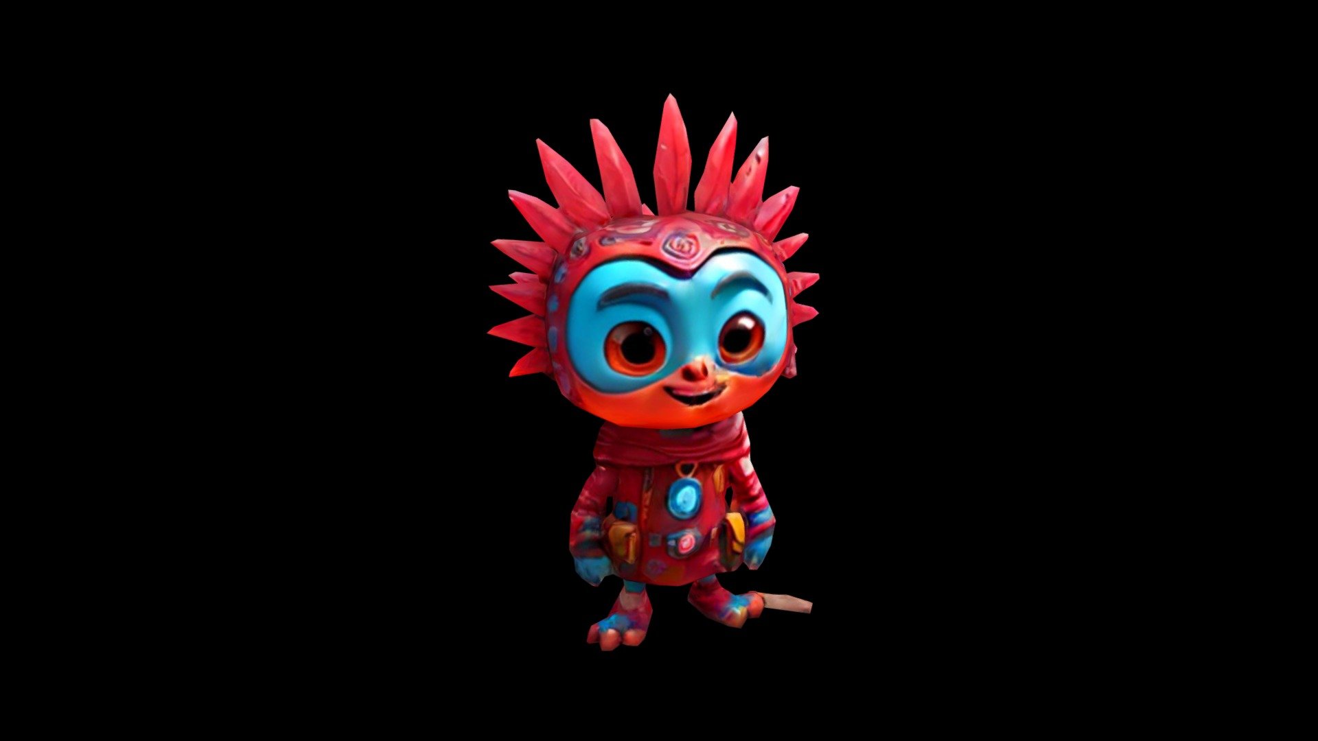 Chicos adventures Chico, a red Sun Stone alien w - Download Free 3D ...